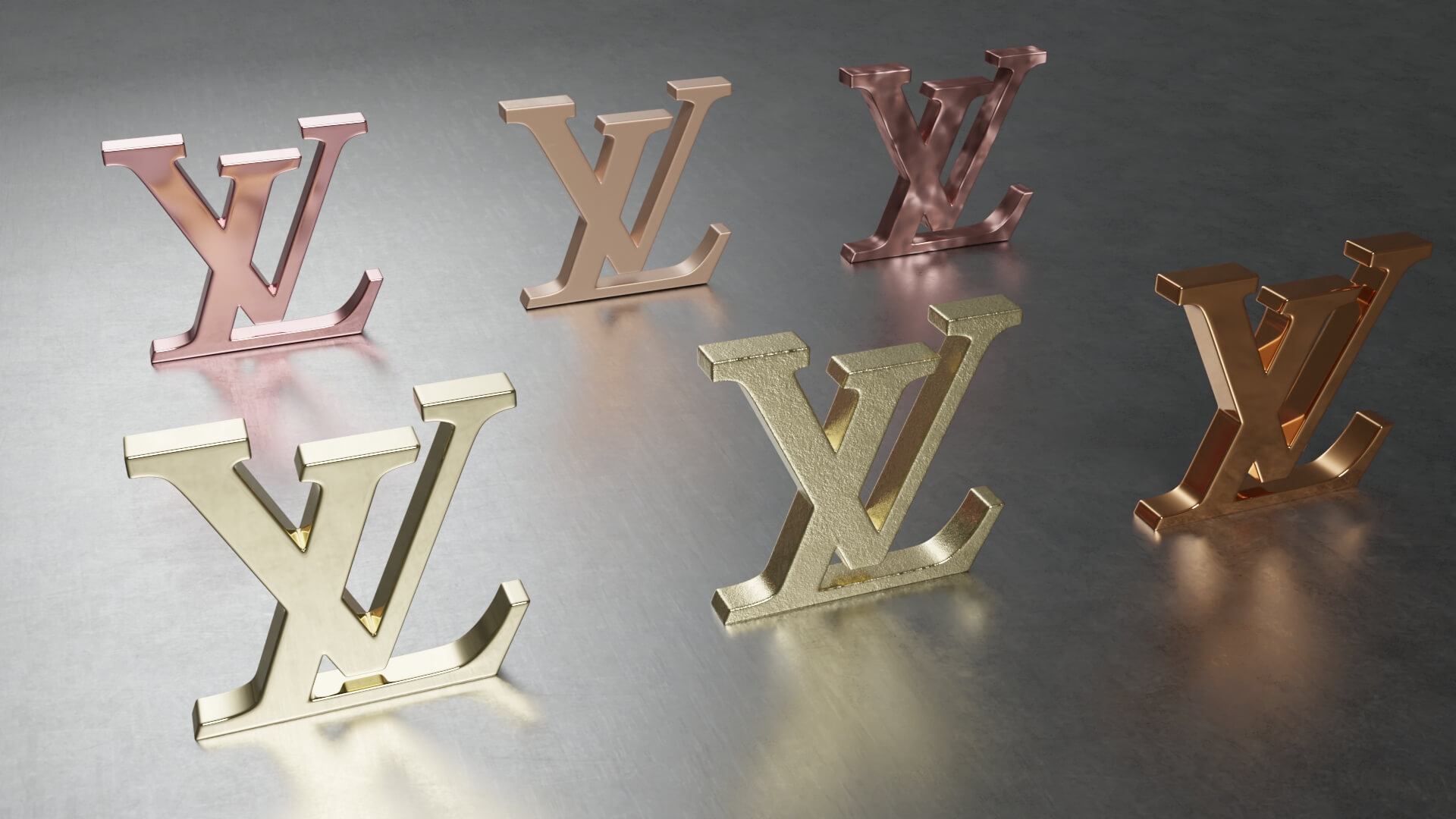 Louis Vuitton Logo - 3D Model by angelus082
