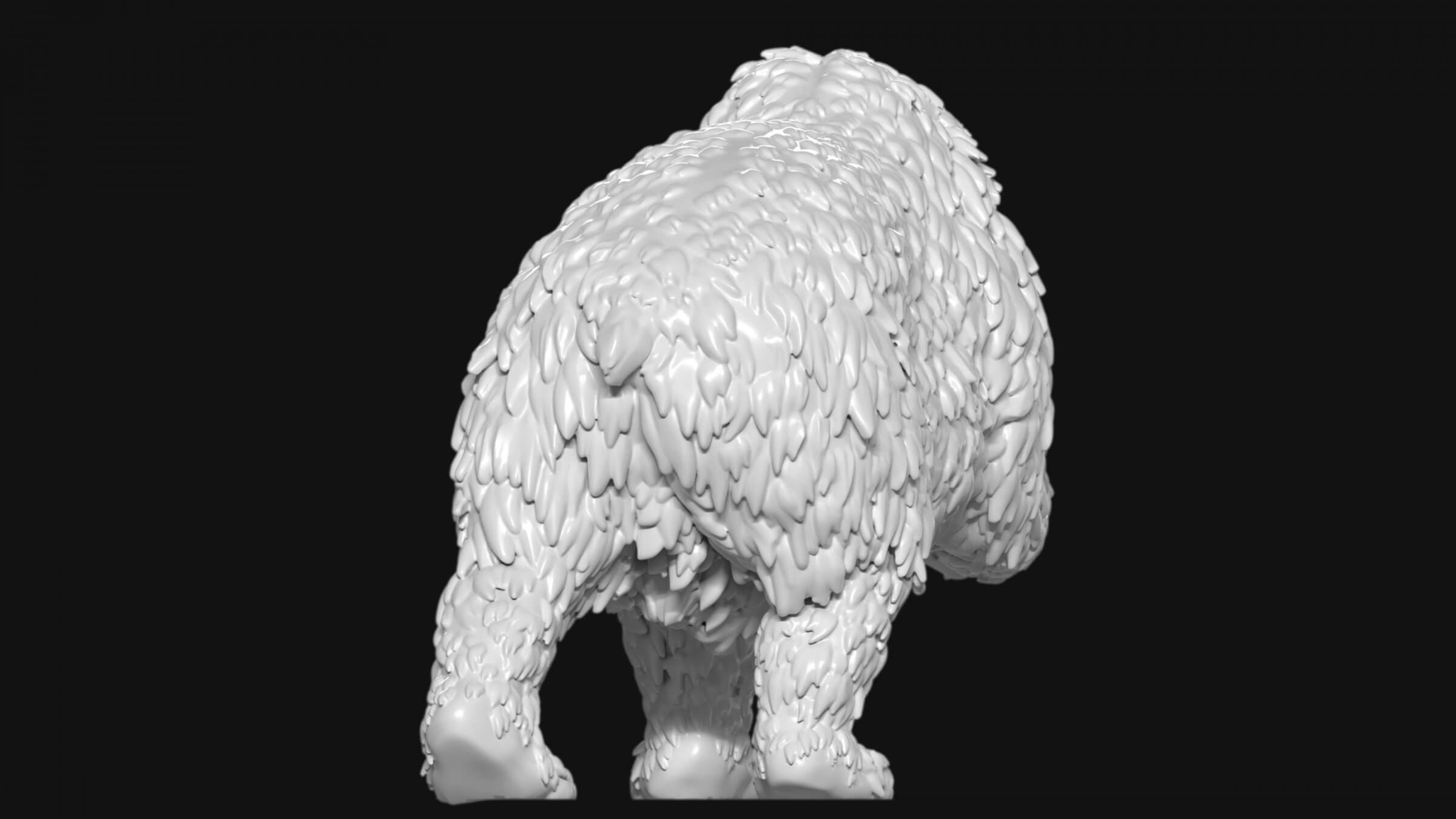 Bear Figurine - 3D Model by AniFigs