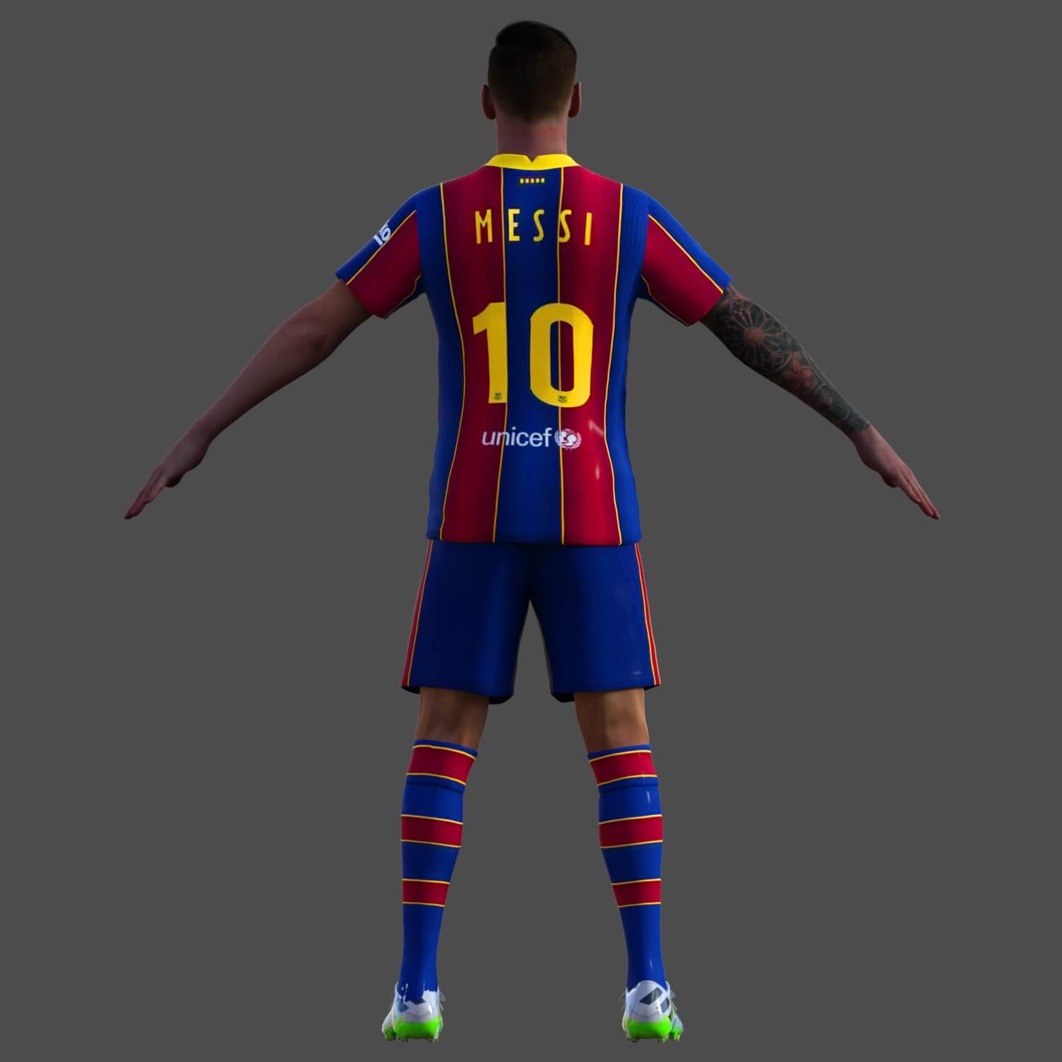 Lionel Messi - 3D Model by AniFigs