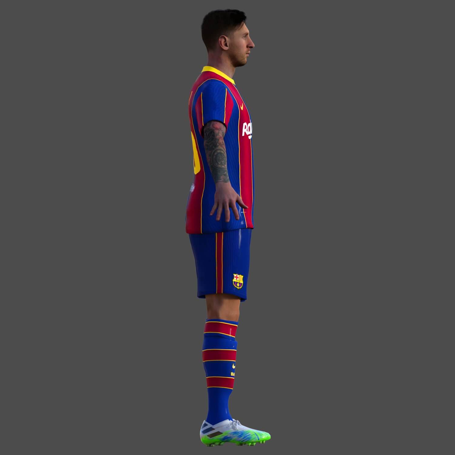Lionel Messi - 3D Model by AniFigs
