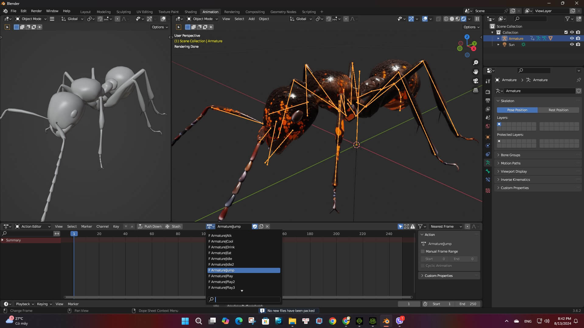 Ant-A2-Animated 3D Model by Animated3d