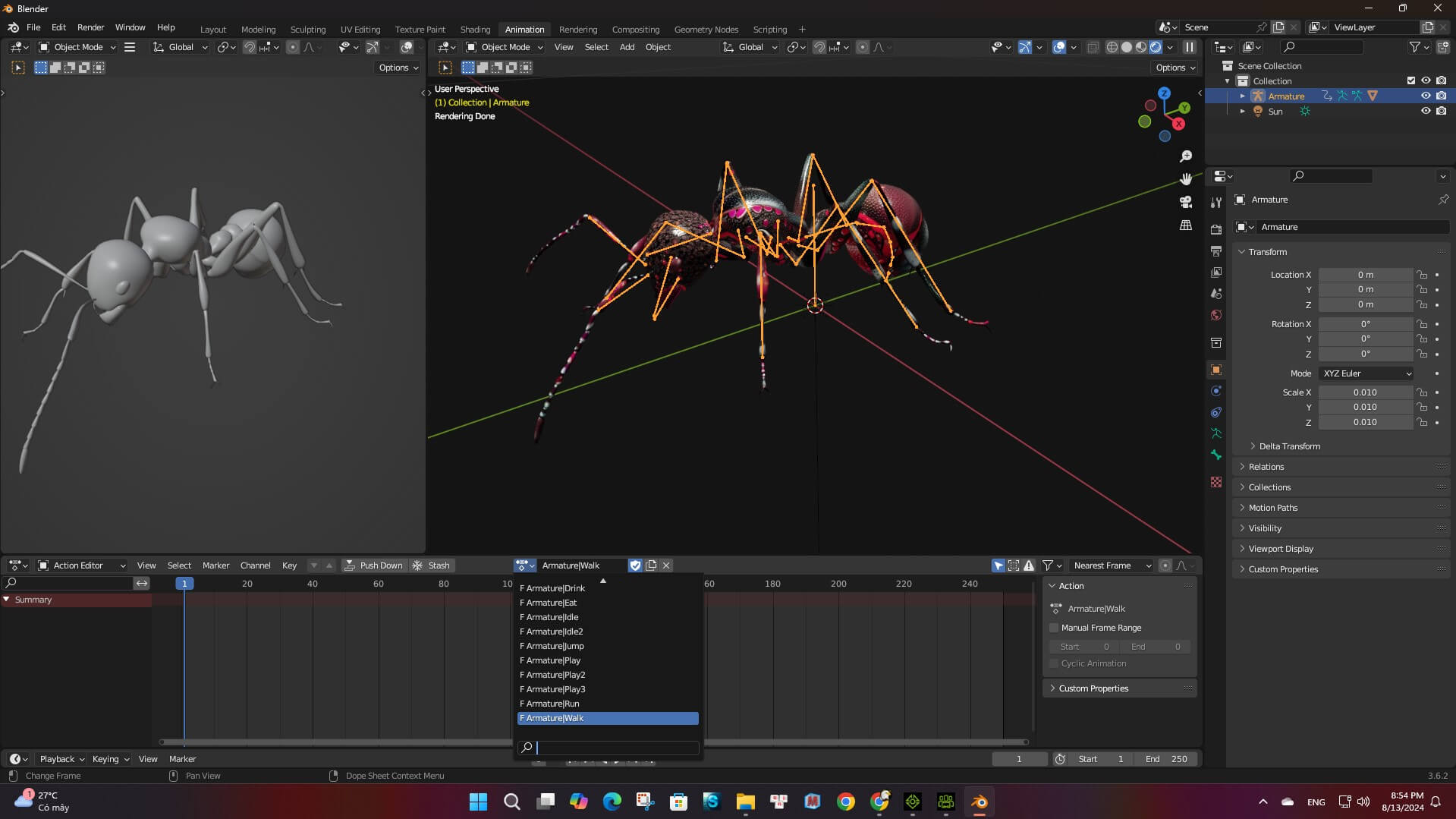 Ant-A3-Animated 3D Model by Animated3d