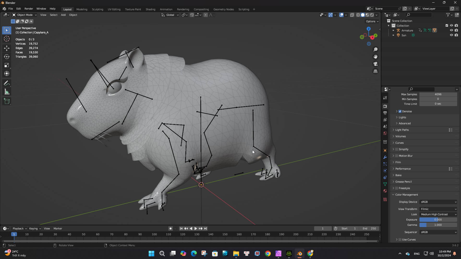 Capybara-A1-Animated 3D Animation by Animated3d