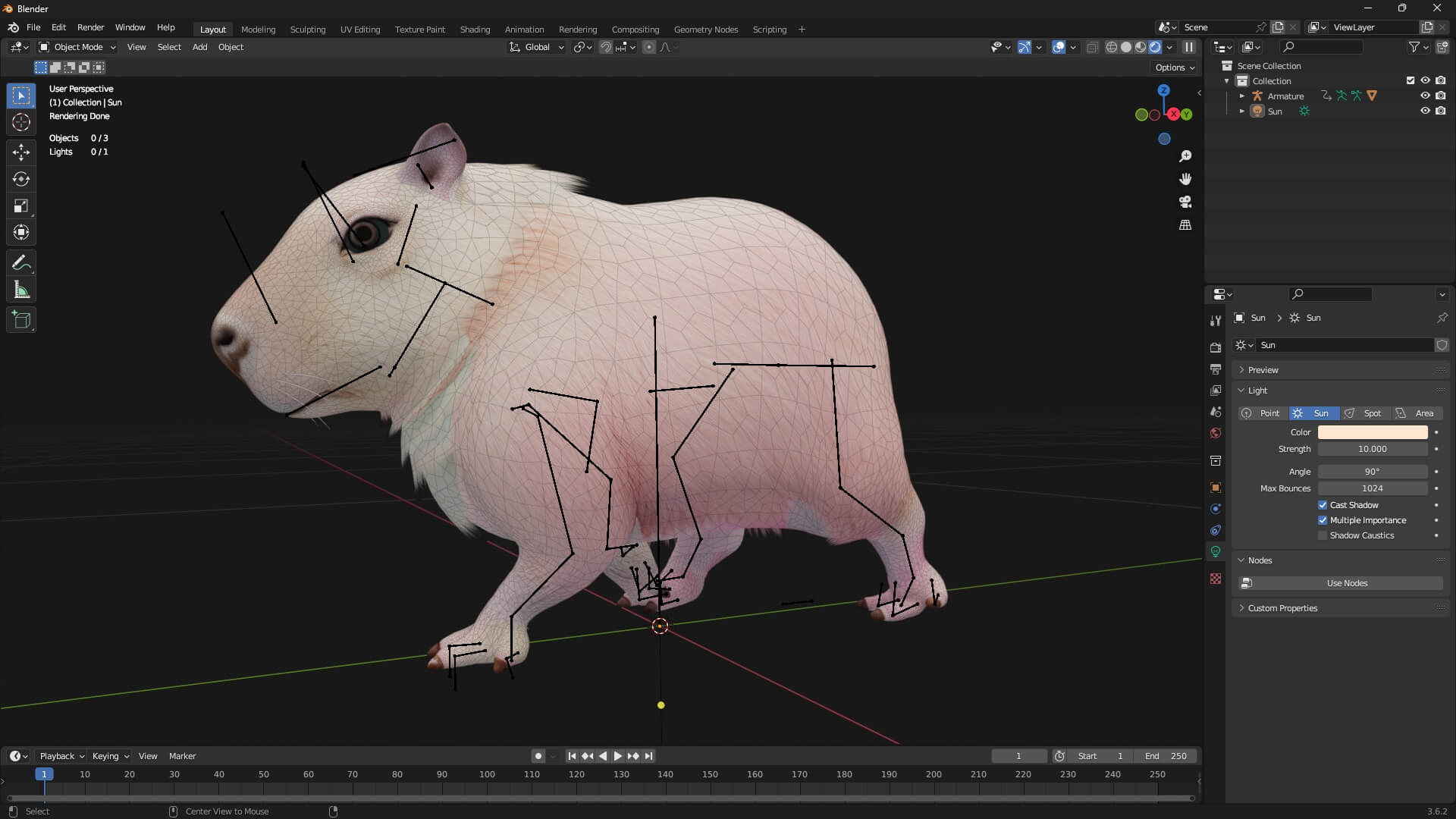 Capybara-A3-Animated 3D Animation by Animated3d