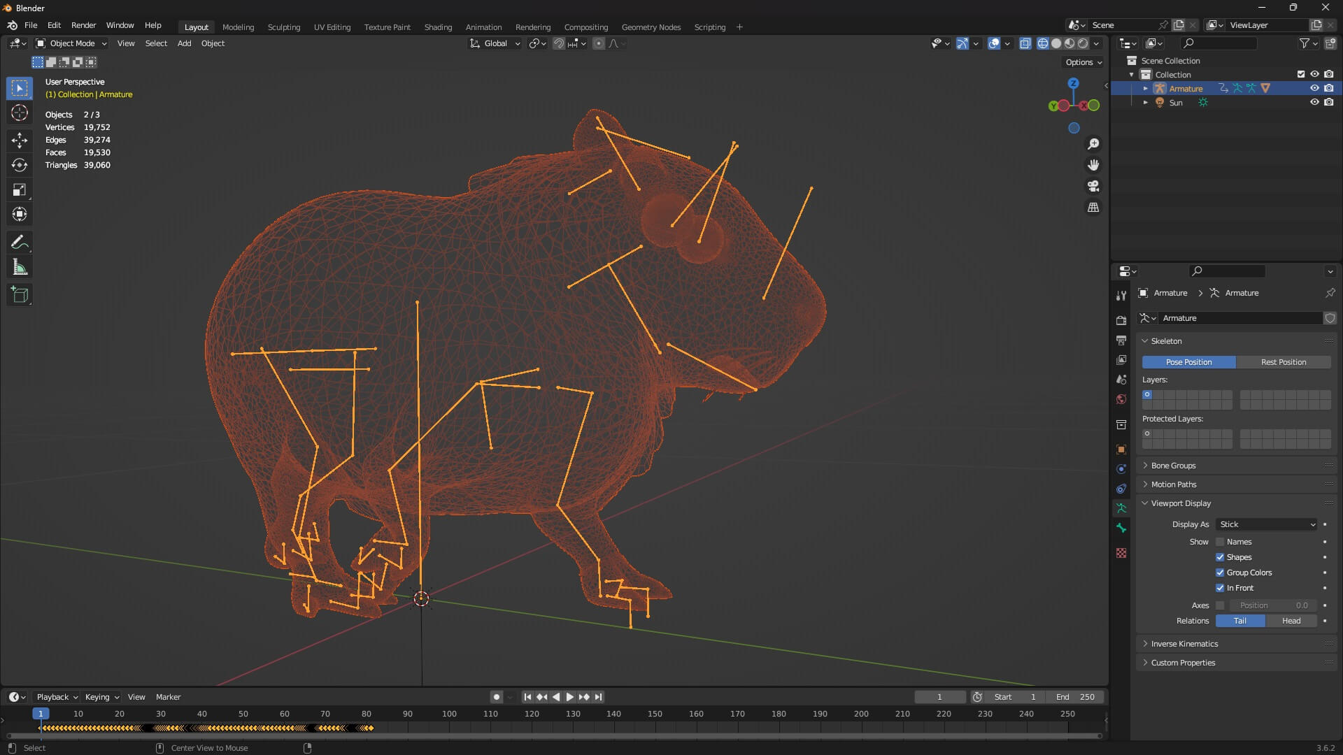 Capybara-A4-Animated 3D Animation by Animated3d