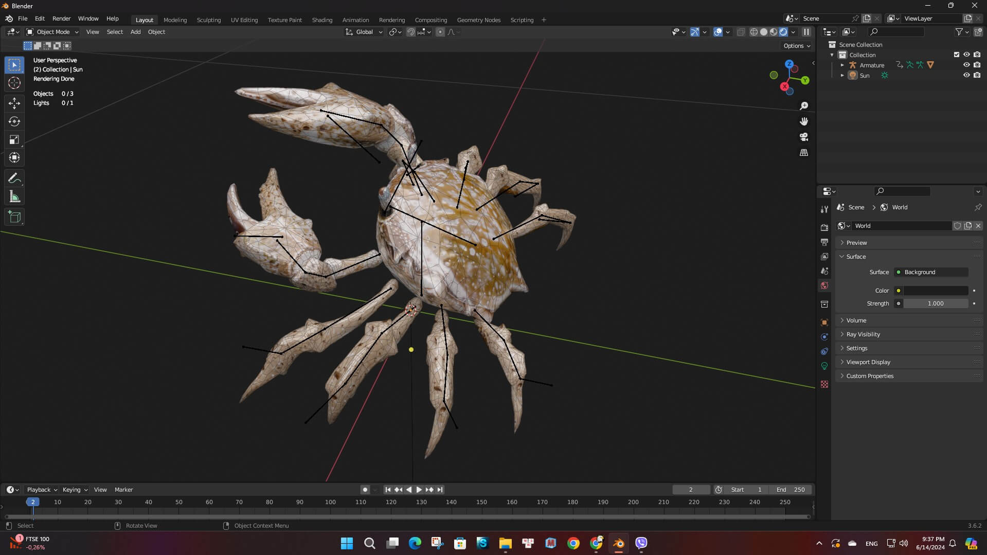 Crab-C2-Animated 3D Model by Animated3d