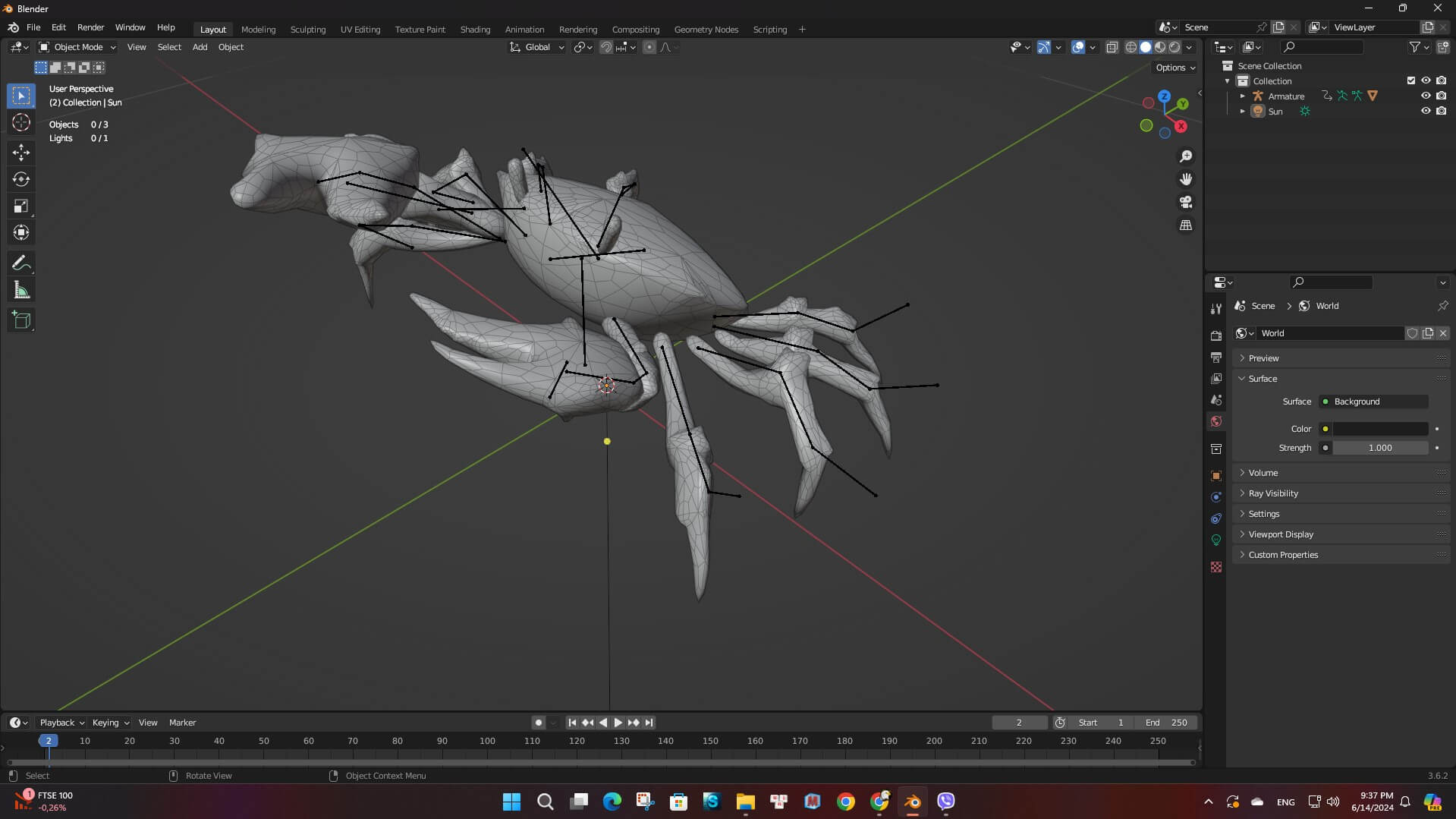 Crab-C2-Animated 3D Model by Animated3d