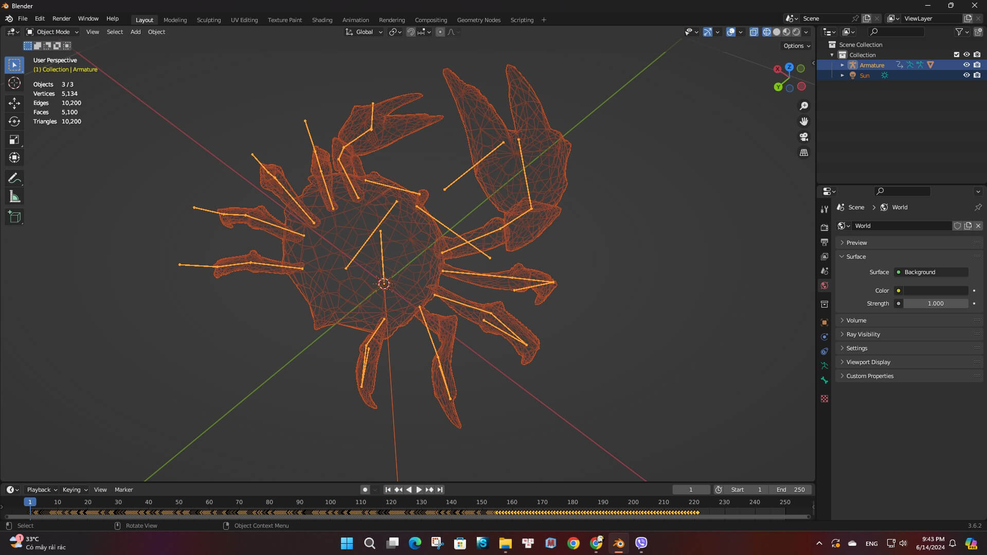 Crab-C3-Animated 3D Model by Animated3d