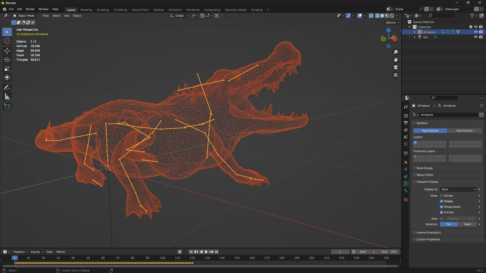 Crocodile-Animated 3D Animation by Animated3d