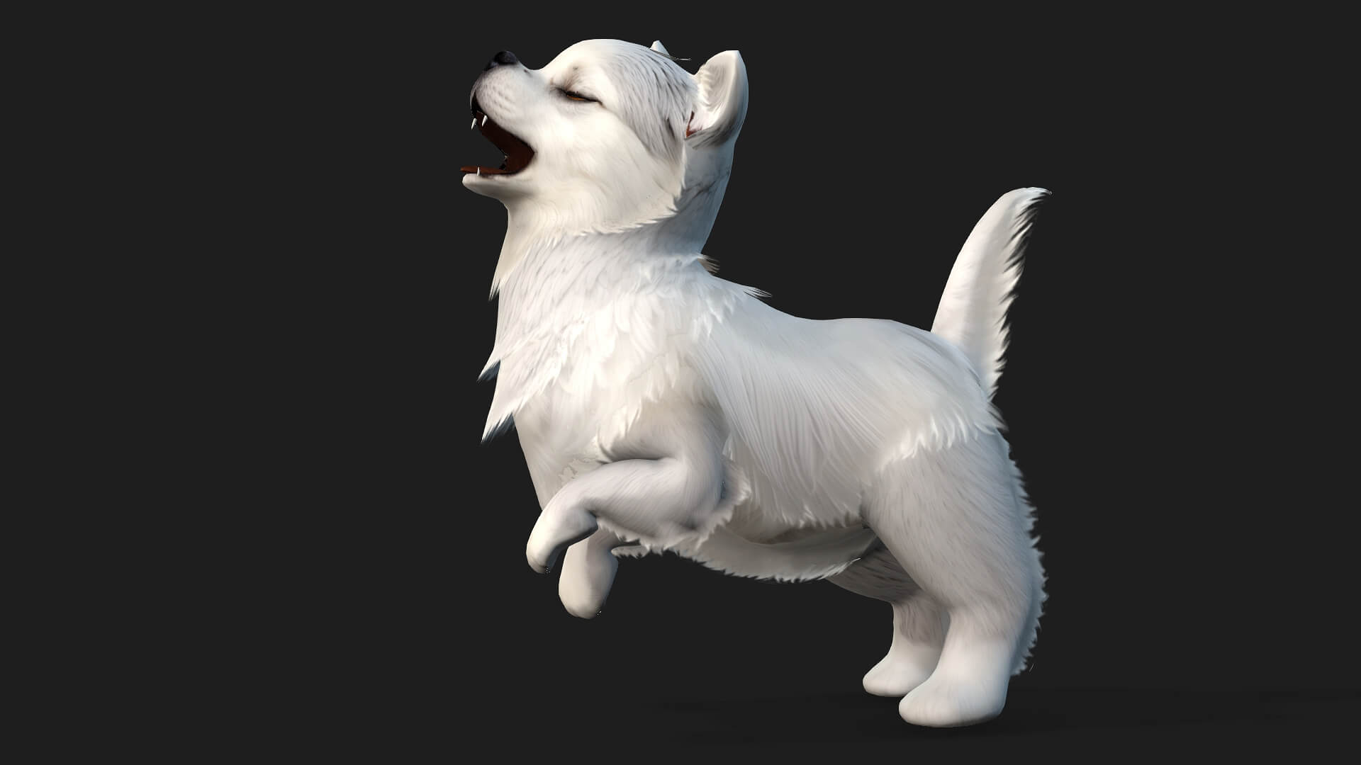 Dog A1 Animated - 3D Model by Animated3d