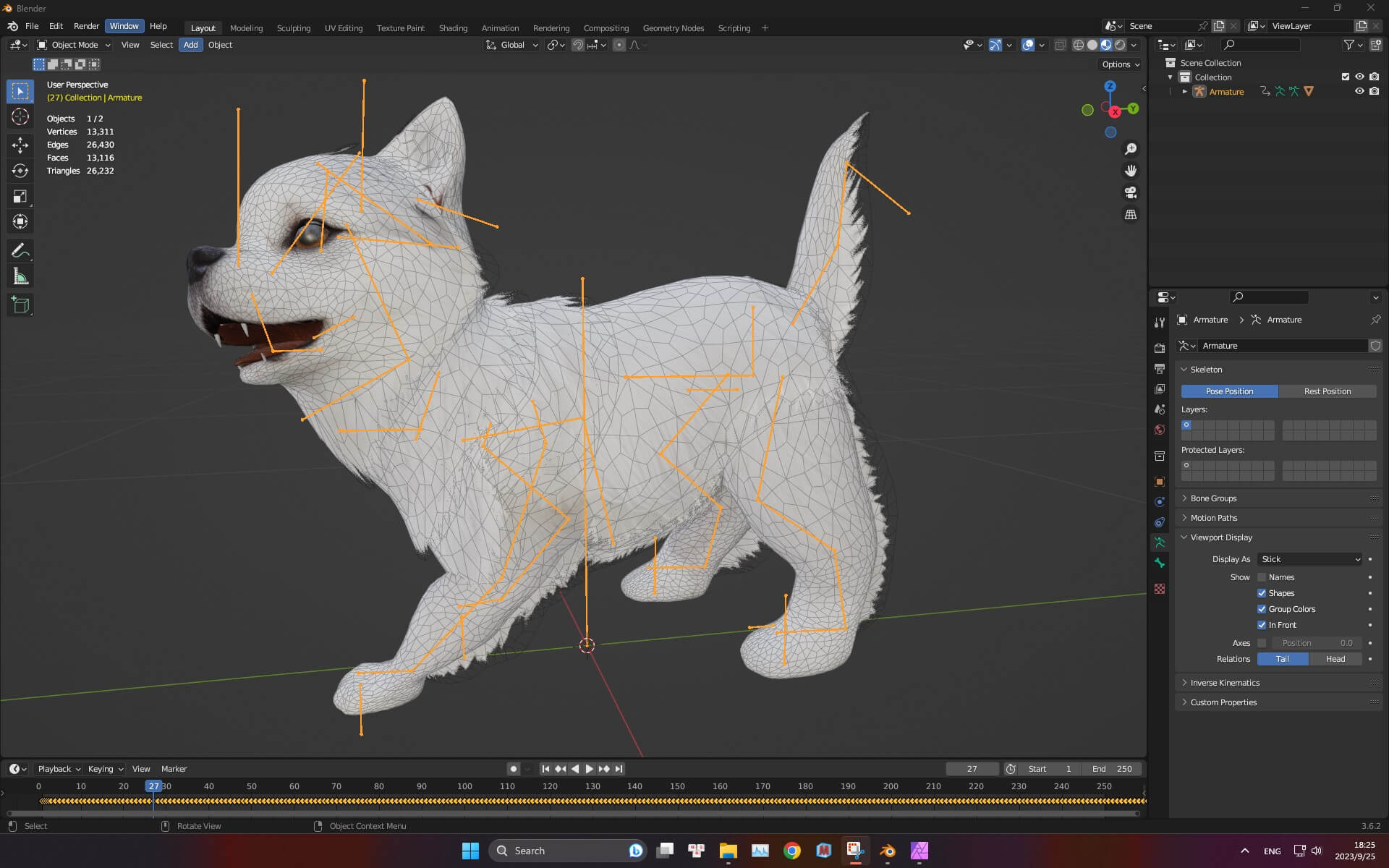 Dog A1 Animated - 3D Model by Animated3d