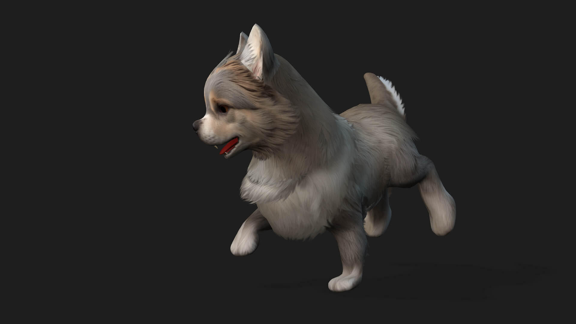 Dog A2 Animated - 3D Model by Animated3d