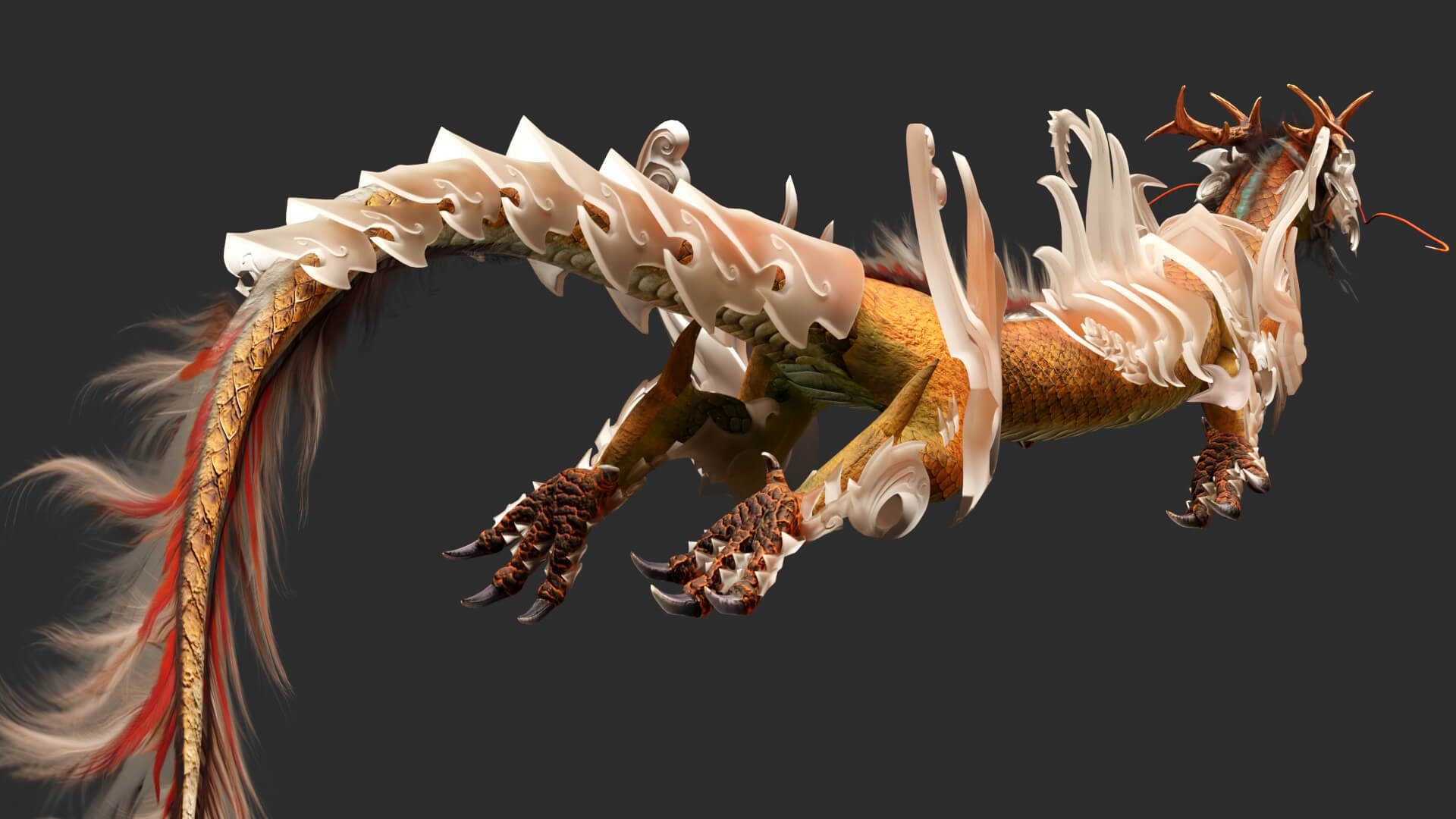 Dragon-A1-Animated 3D Model by Animated3d