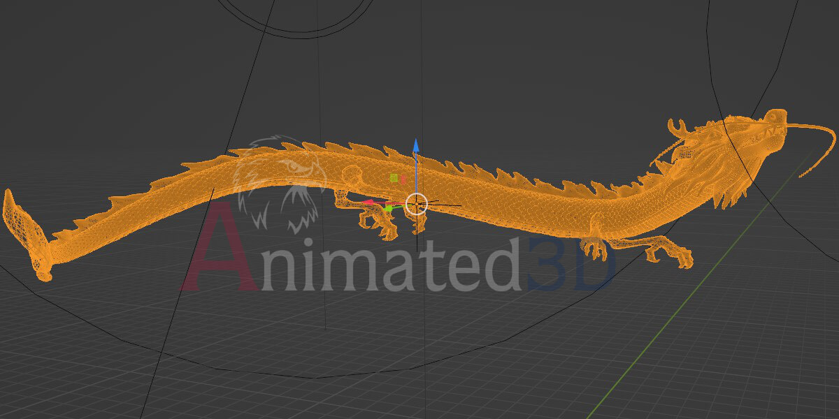 Dragon VER3 Animated - 3D Model by Animated3d