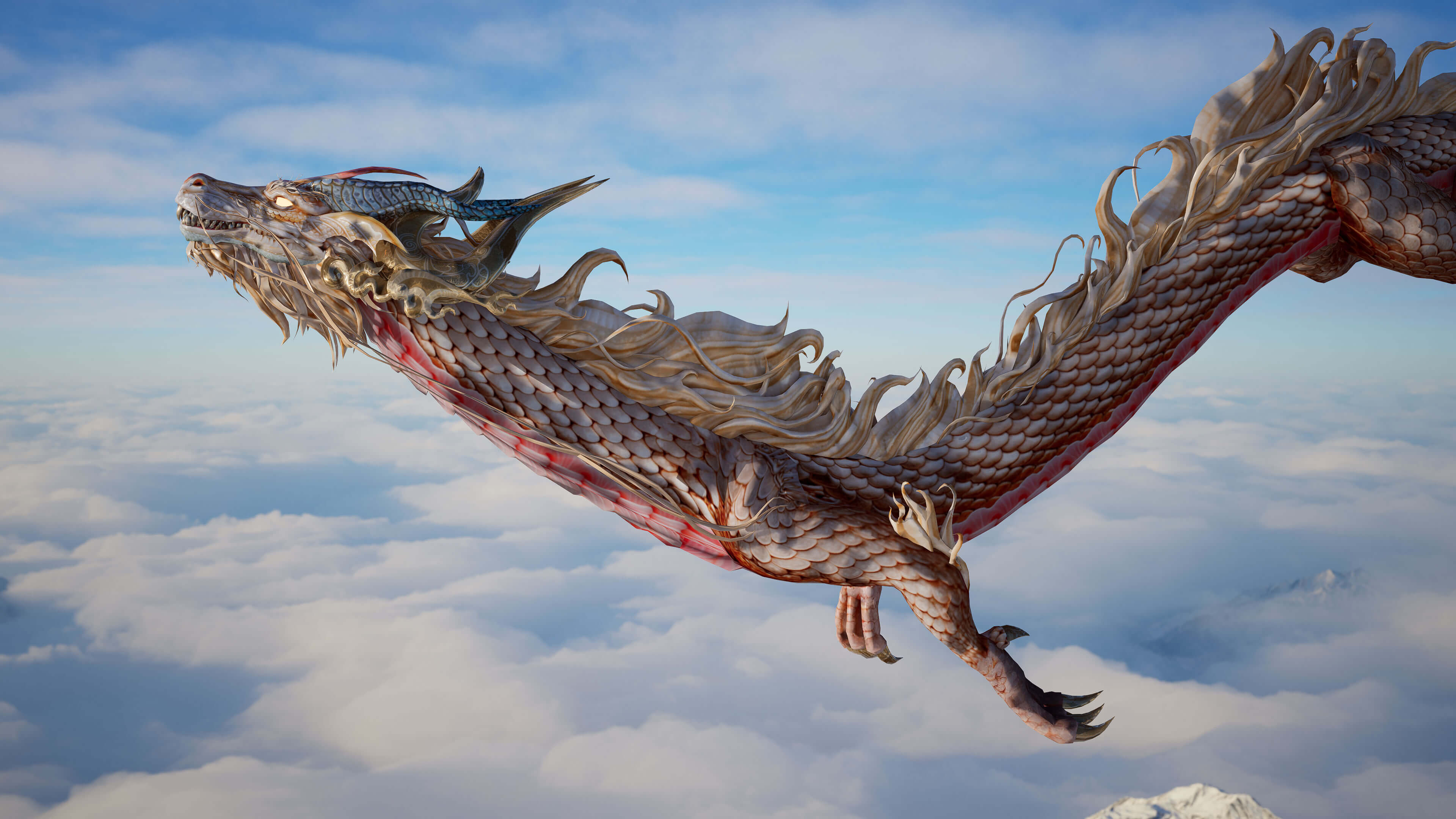 Dragon VER5 FLY02 - 3D Model by Animated3d