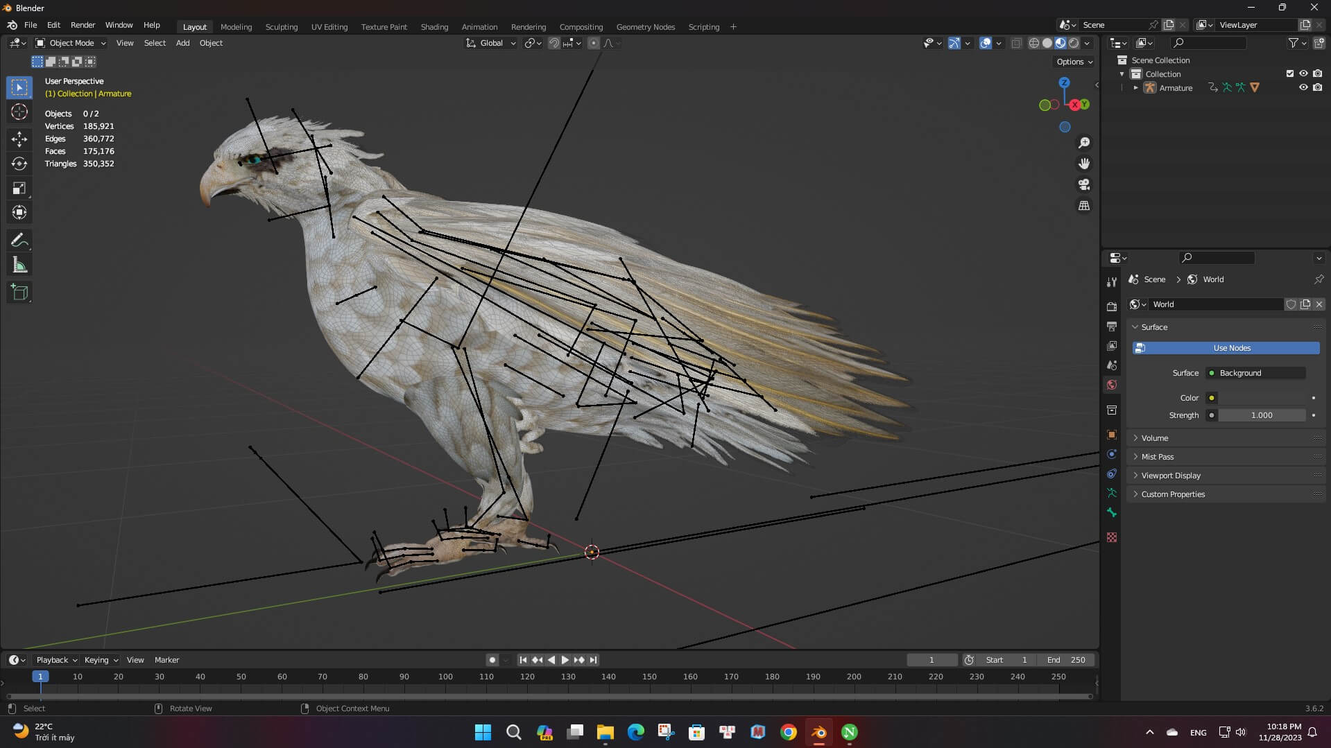 Eagle A2 Animated - 3D Model by Animated3d