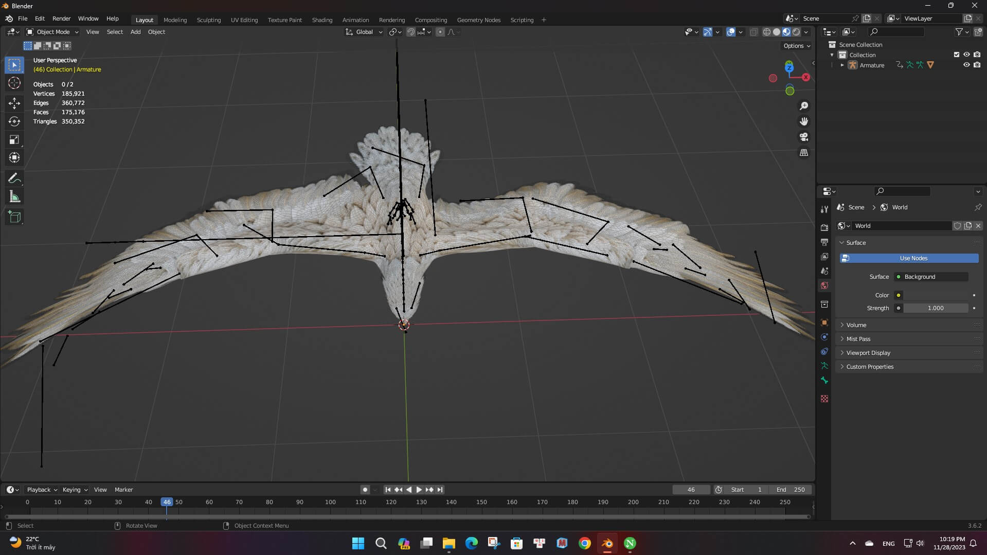 Eagle A2 Animated - 3D Model by Animated3d