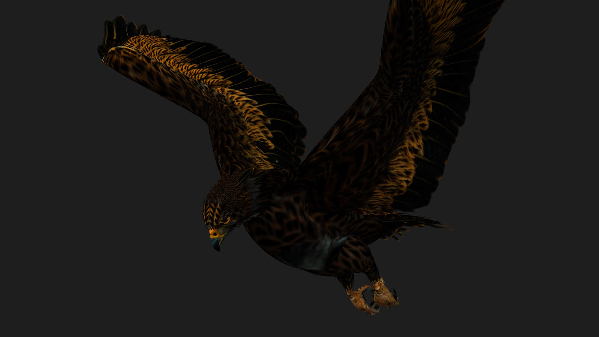 Eagle A5 Animated - 3D Model by Animated3d