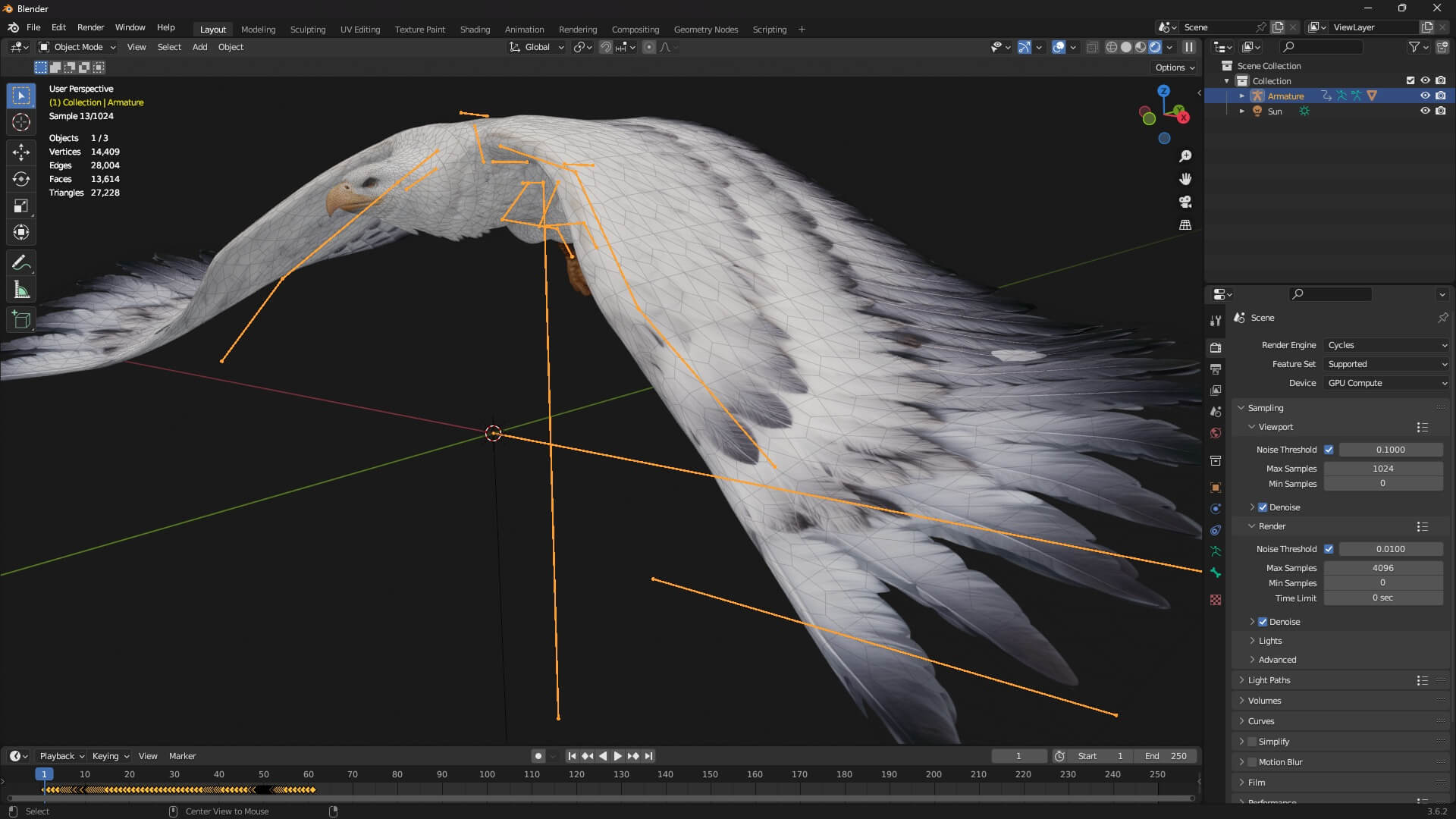 Eagle-B3-Animated 3D Animation by Animated3d