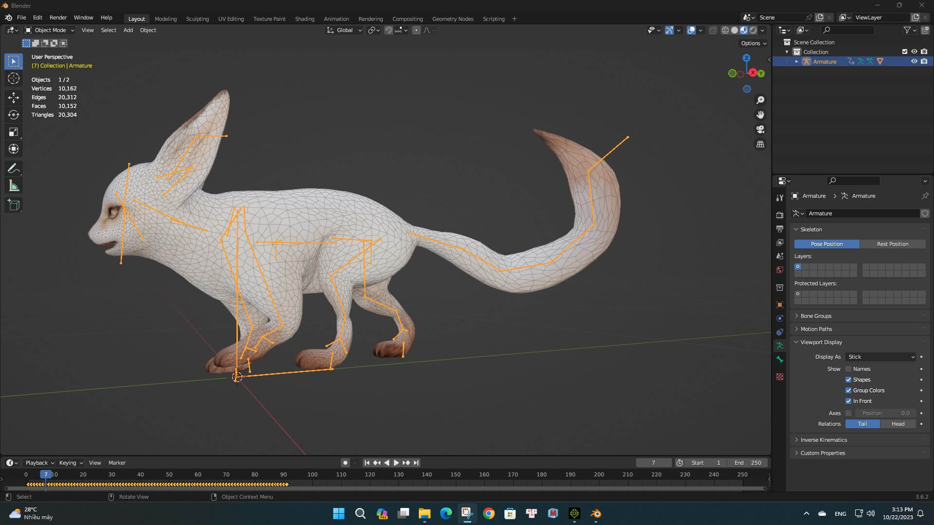 Fox A5 Animated - 3D Model by Animated3d