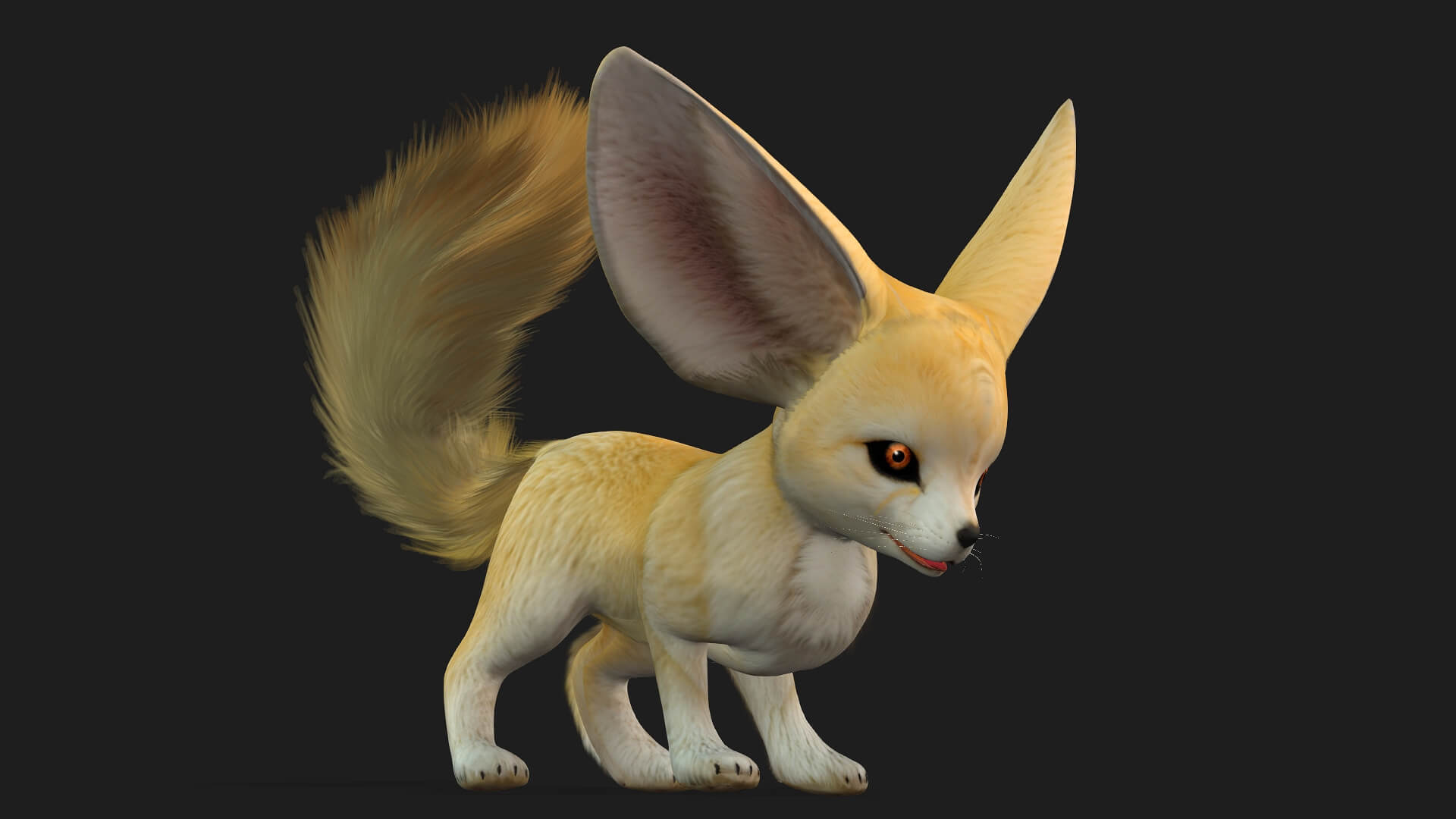 Fox-B1-Animated 3D Model by Animated3d