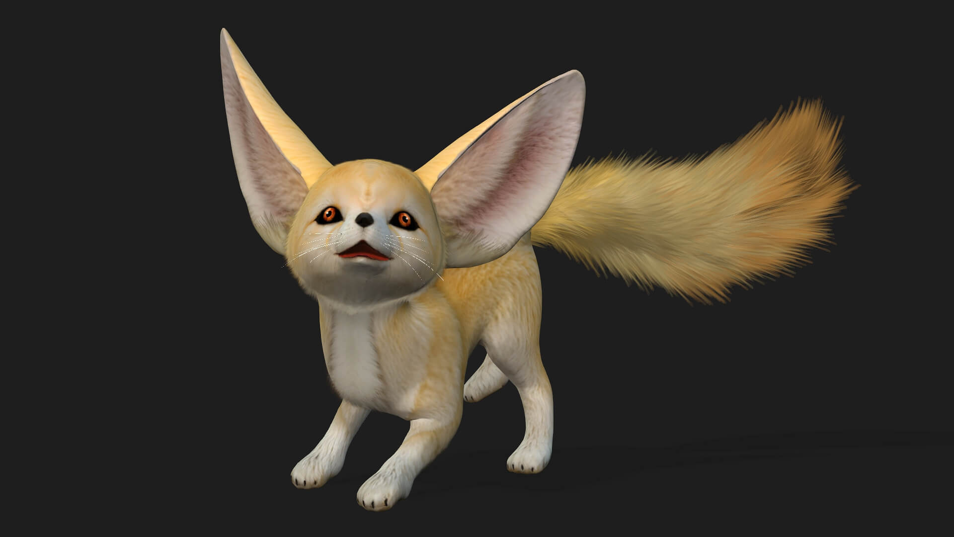 Fox-B1-Animated 3D Model by Animated3d