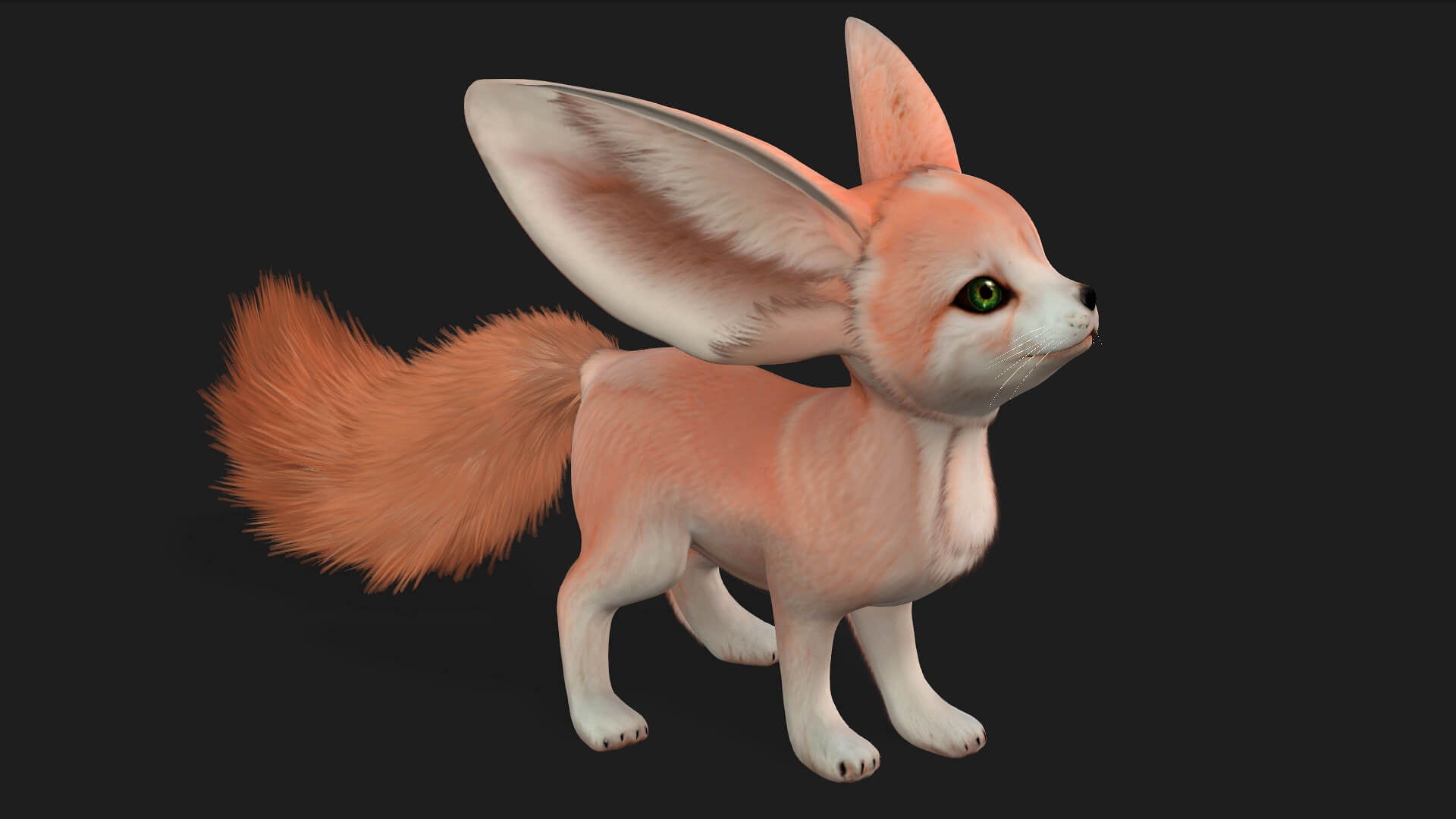 Fox-B2-Animated 3D Model by Animated3d
