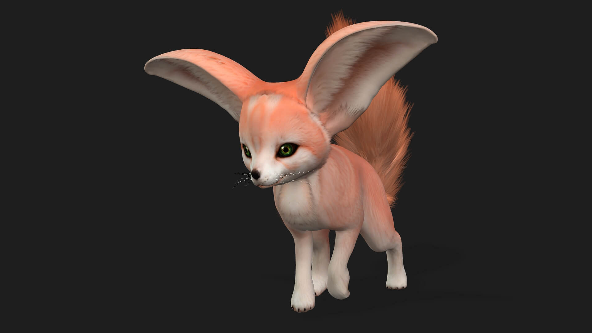 Fox-B2-Animated 3D Model by Animated3d