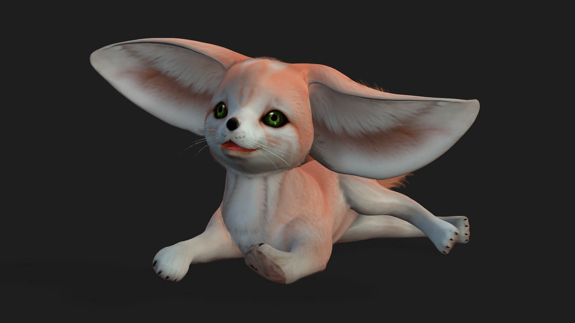 Fox-B2-Animated 3D Model by Animated3d