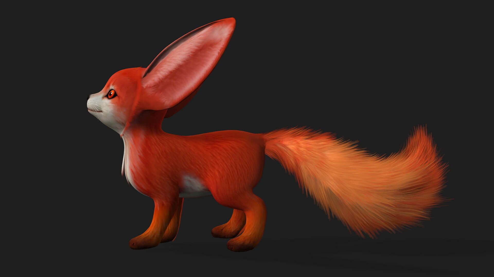 Fox-B4-Animated 3D Model by Animated3d