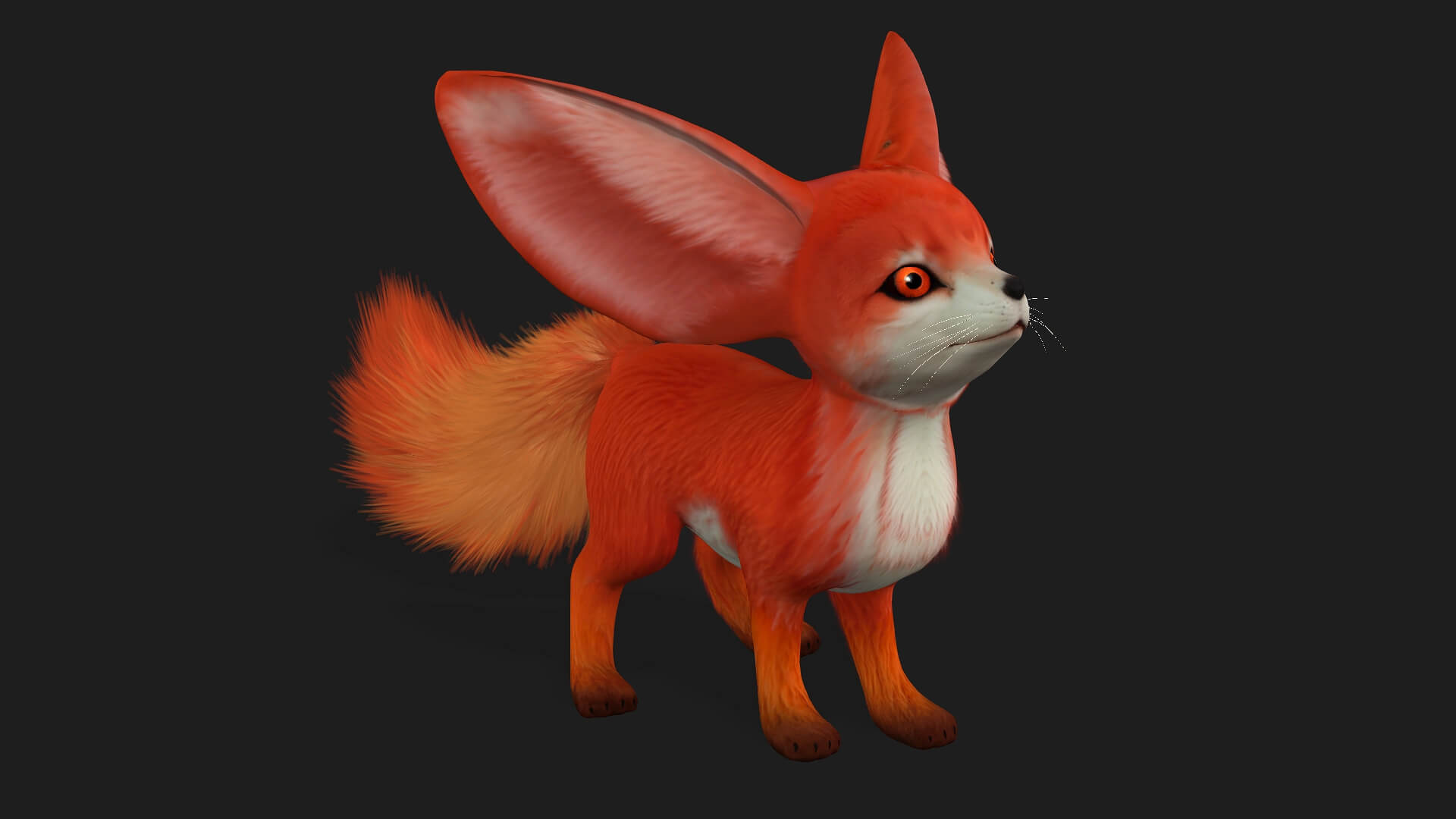 Fox-B4-Animated 3D Model by Animated3d