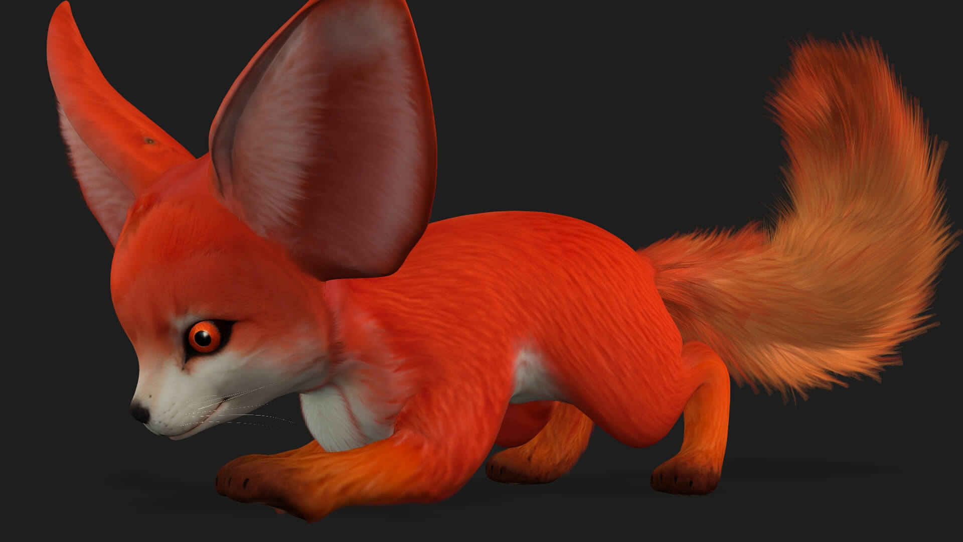 Fox-B4-Animated 3D Model by Animated3d