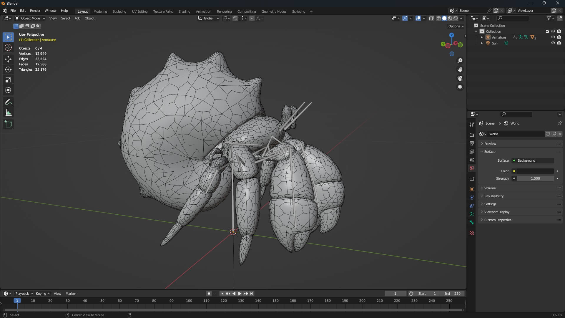 Hermit Crab-A2 3D Animation by Animated3d