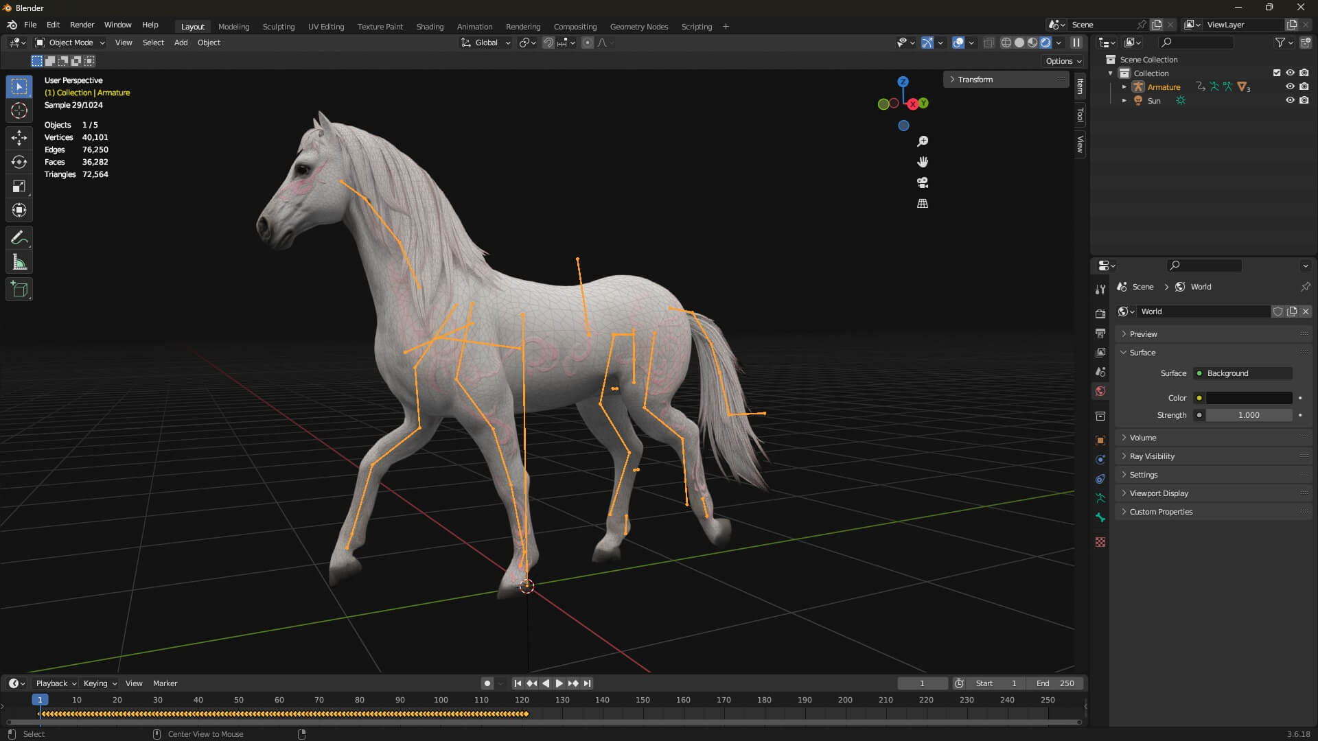 Horse-B3-Animated 3D Animation by Animated3d