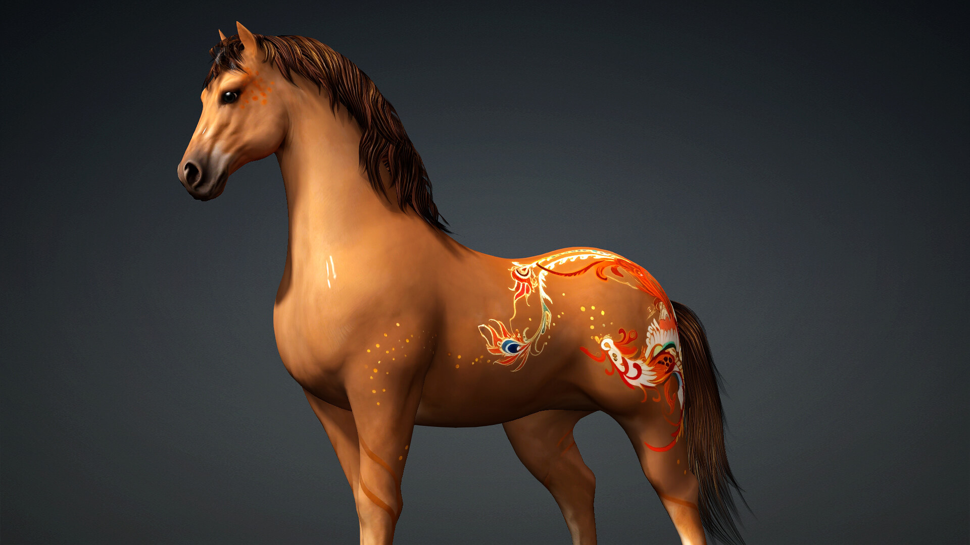 Horse-C1-Animated 3D Animation by Animated3d