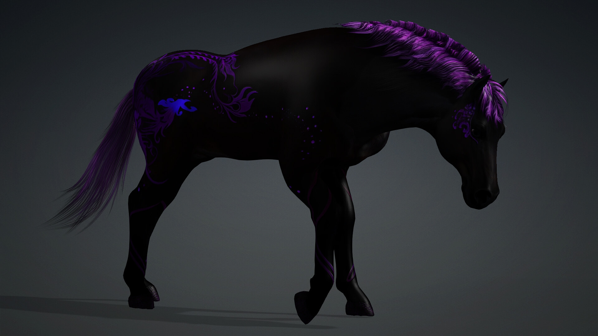 Horse-C2-Animated 3D Animation by Animated3d