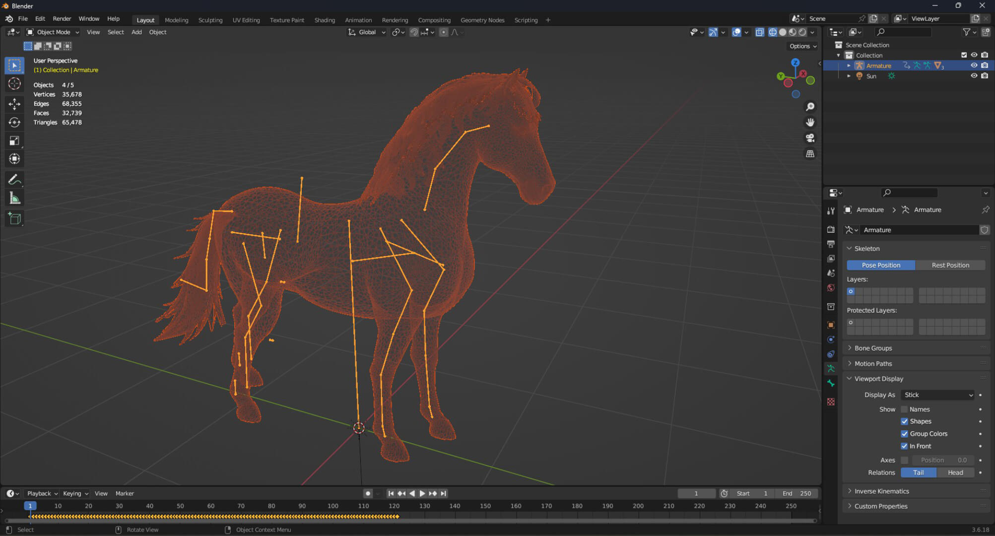 Horse-C2-Animated 3D Animation by Animated3d