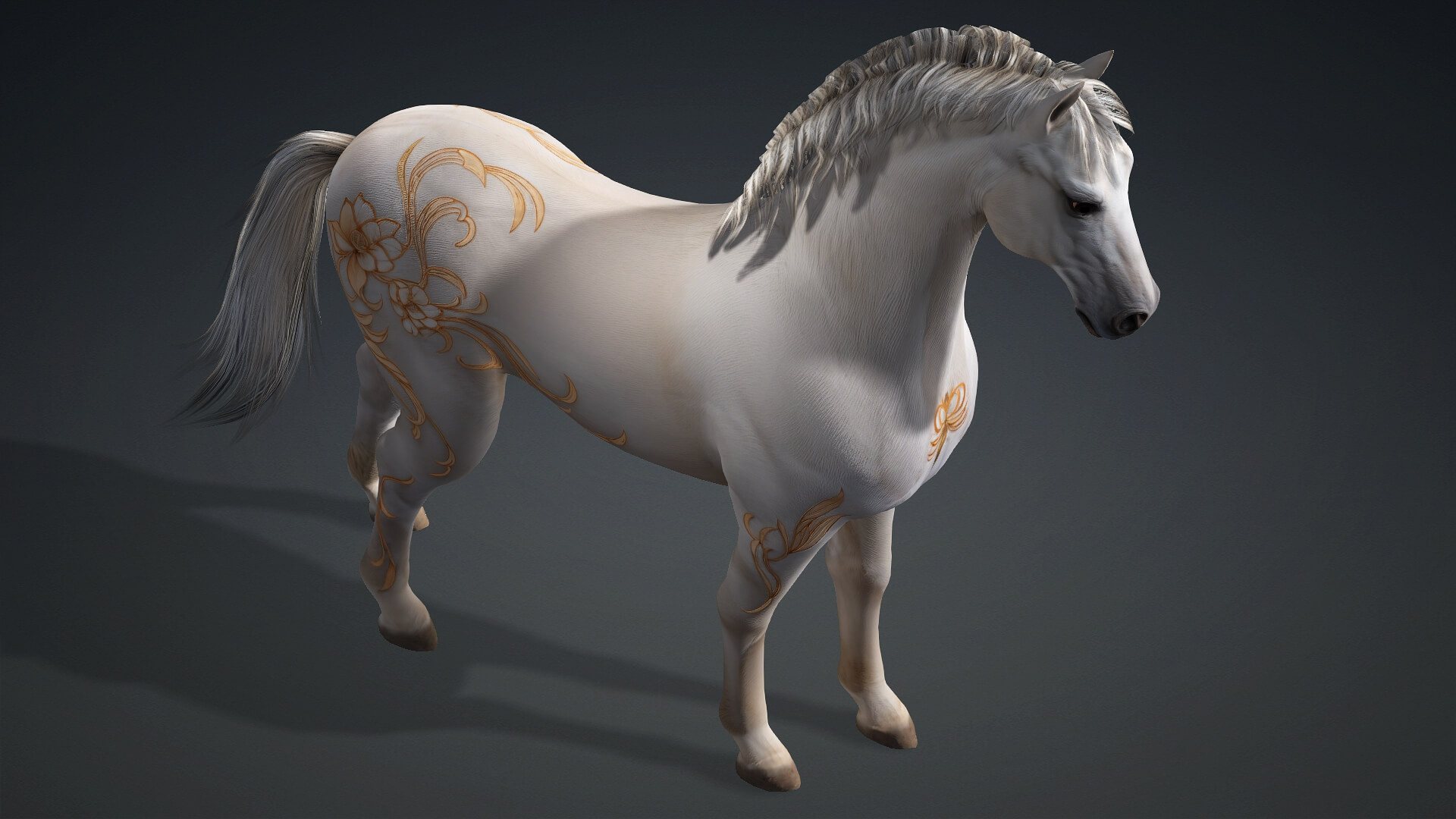 Horse-C5-Animated 3D Animation by Animated3d