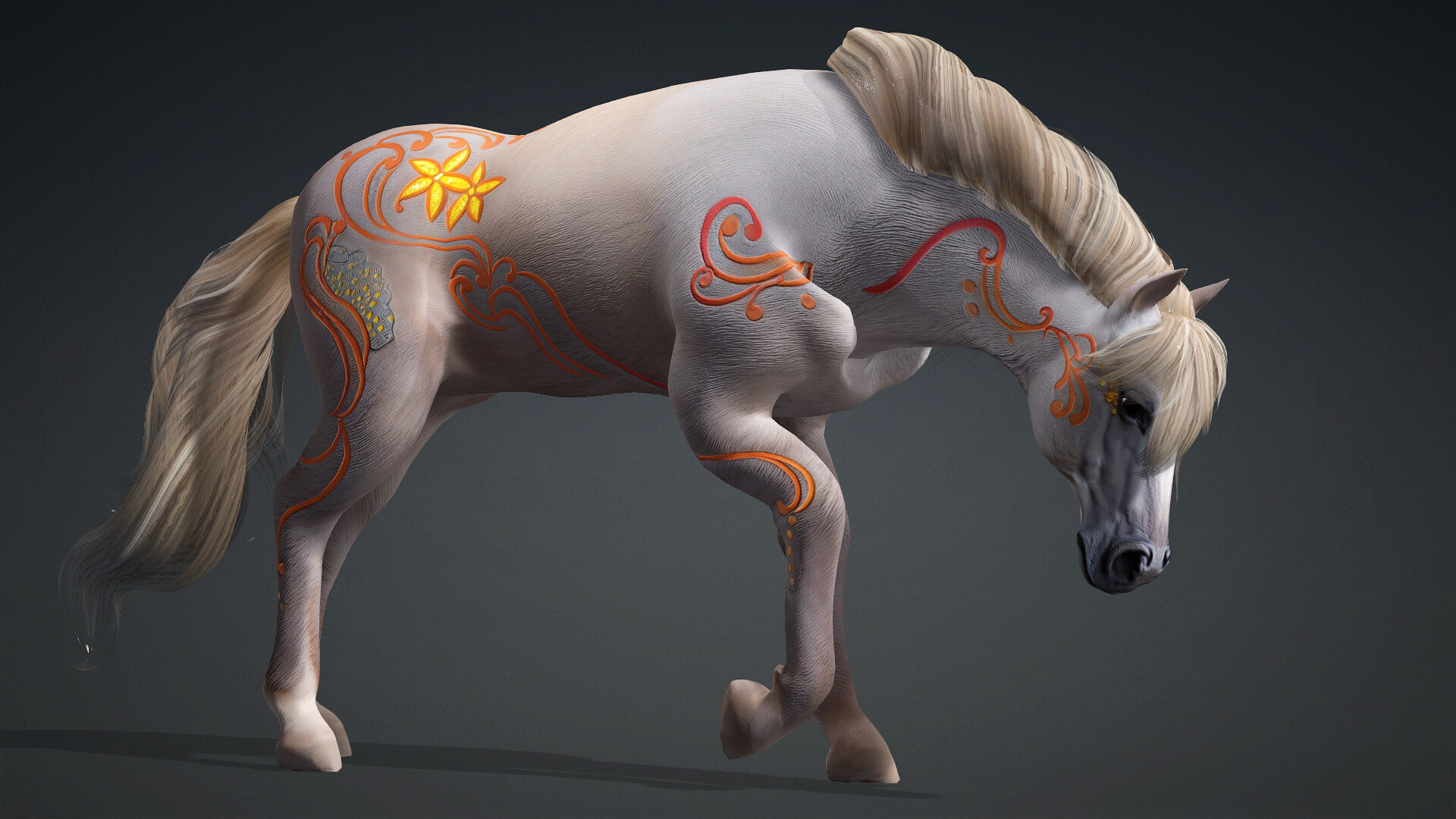 Horse-D2-Animated 3D Animation by Animated3d