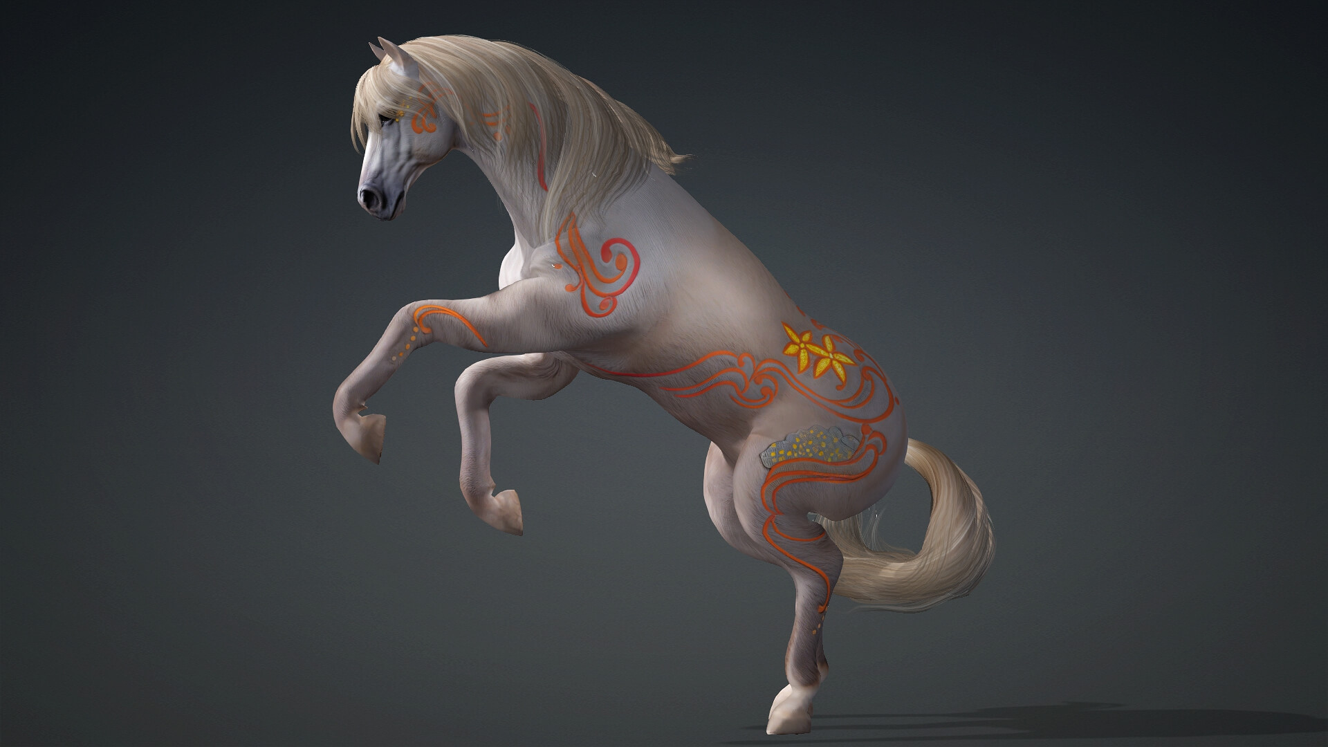 Horse-D2-Animated 3D Animation by Animated3d