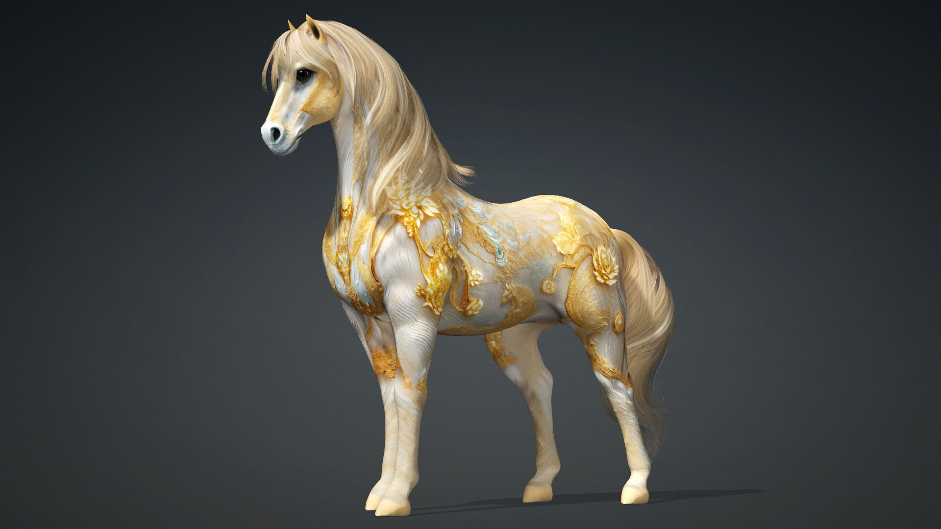 Horse-D3-Animated 3D Animation by Animated3d