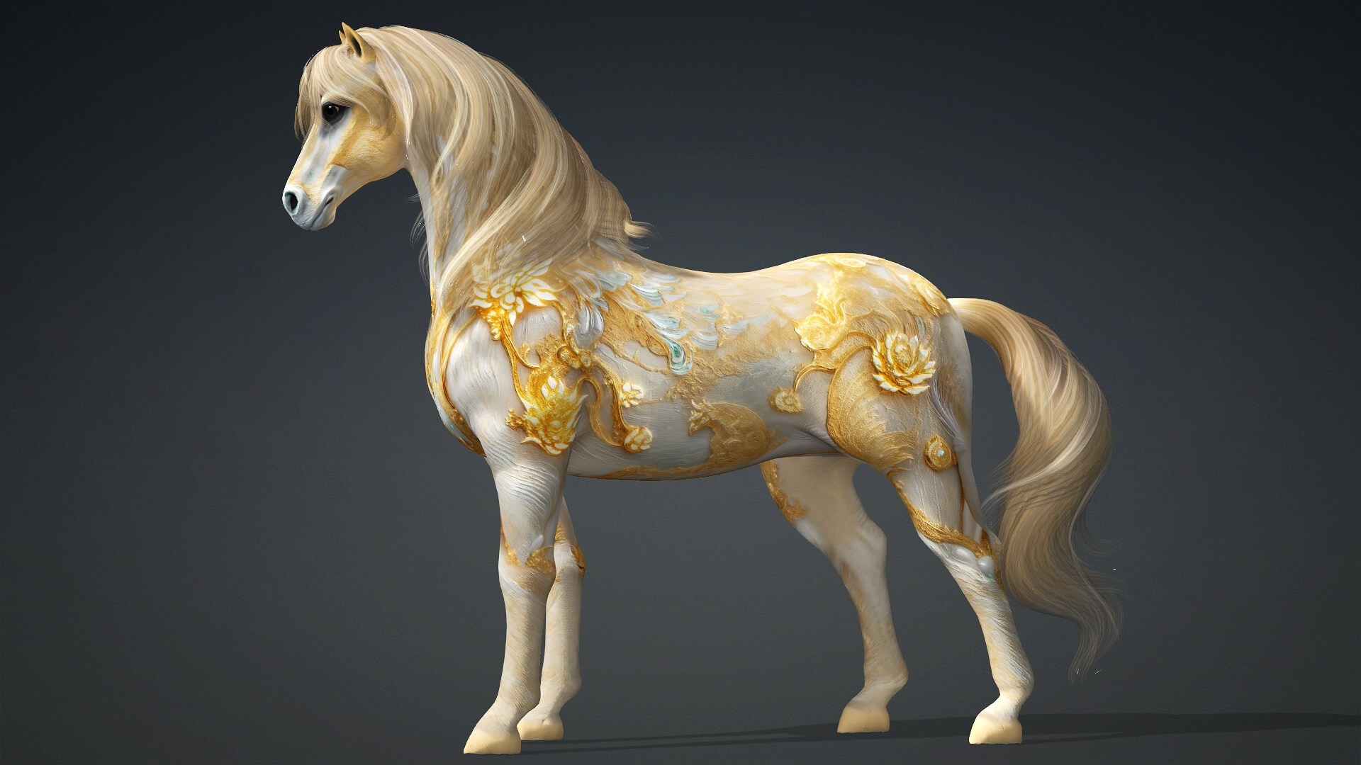 Horse-D3-Animated 3D Animation by Animated3d