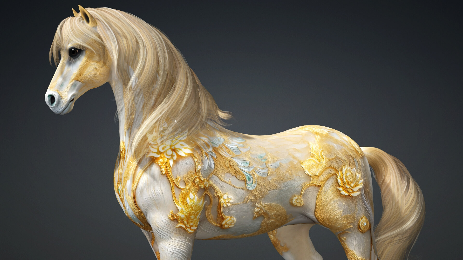 Horse-D3-Animated 3D Animation by Animated3d