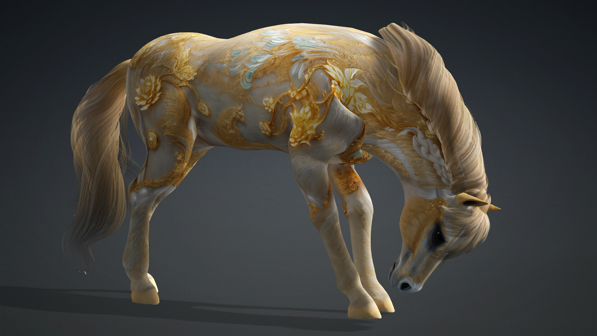 Horse-D3-Animated 3D Animation by Animated3d