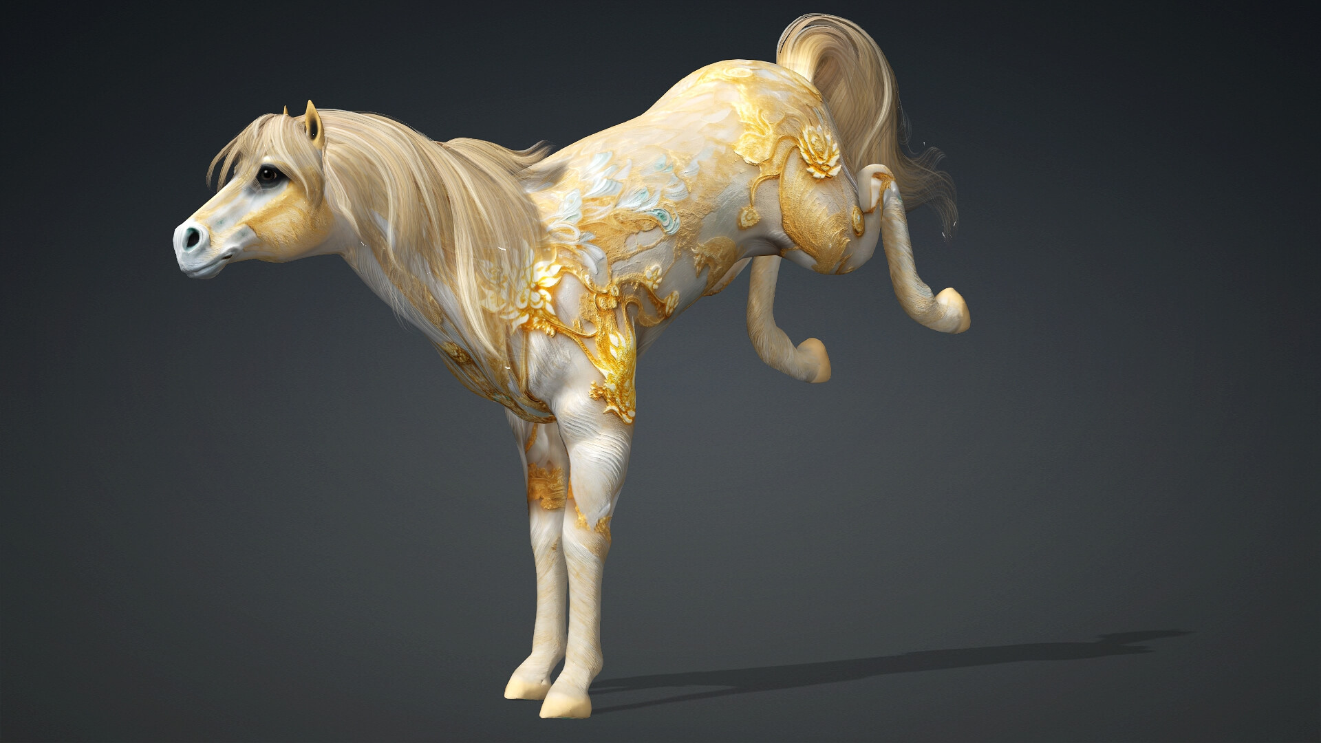 Horse-D3-Animated 3D Animation by Animated3d