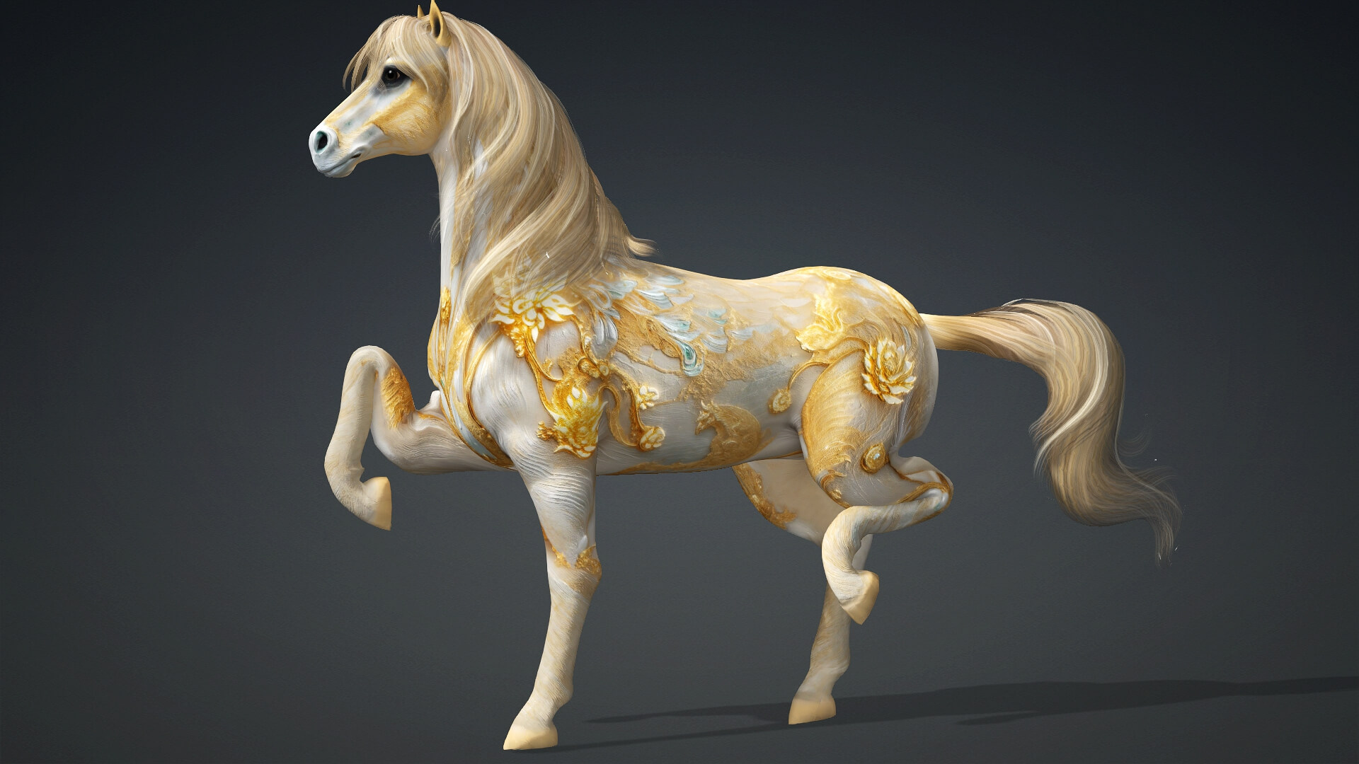 Horse-D3-Animated 3D Animation by Animated3d