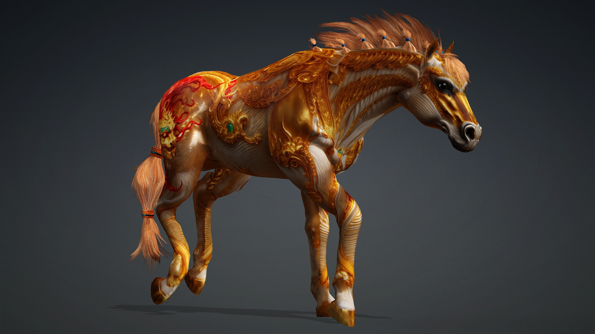 Horse-E1-Animated 3D Animation by Animated3d