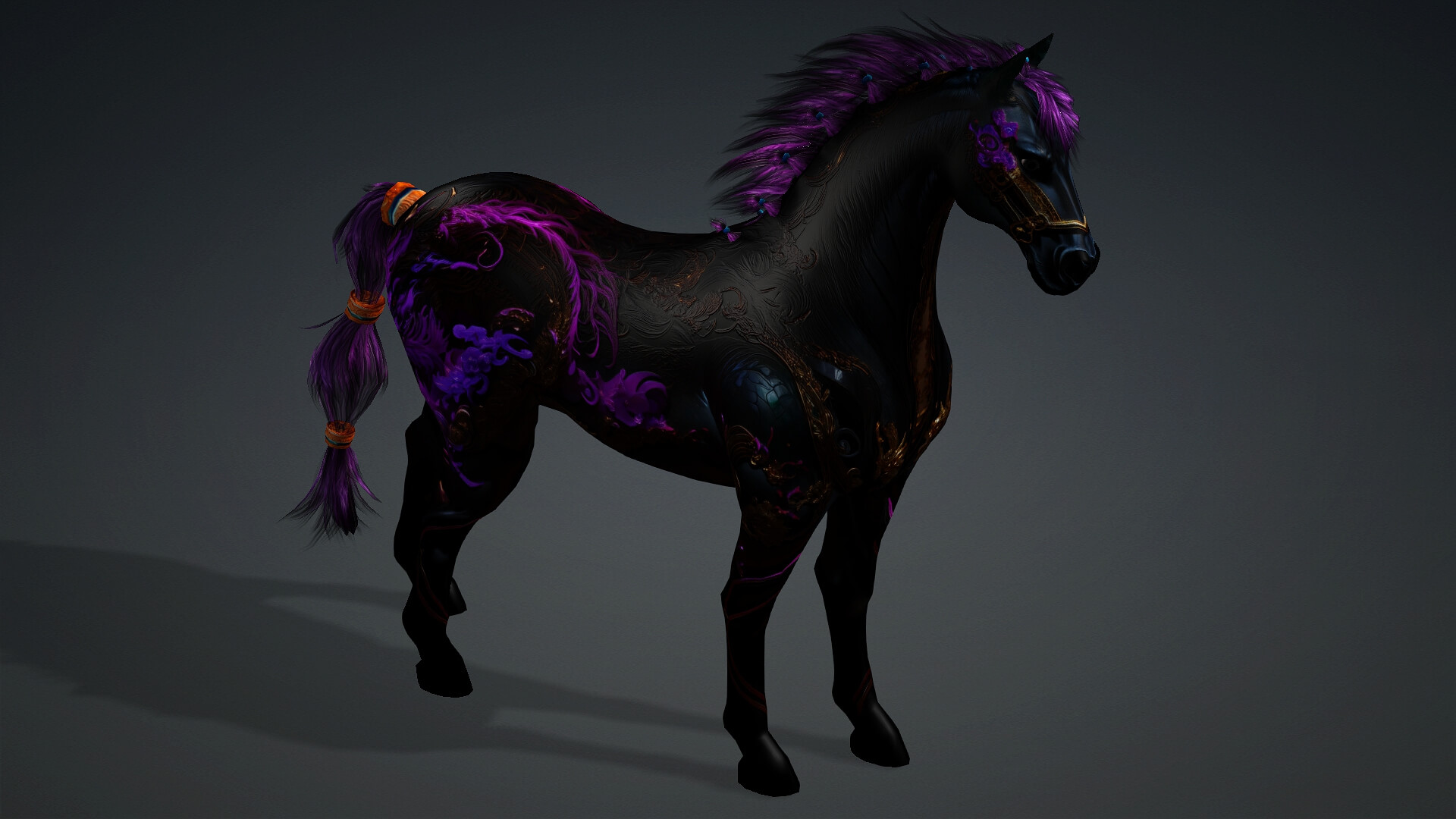 Horse-E3 Animated 3D Animation by Animated3d