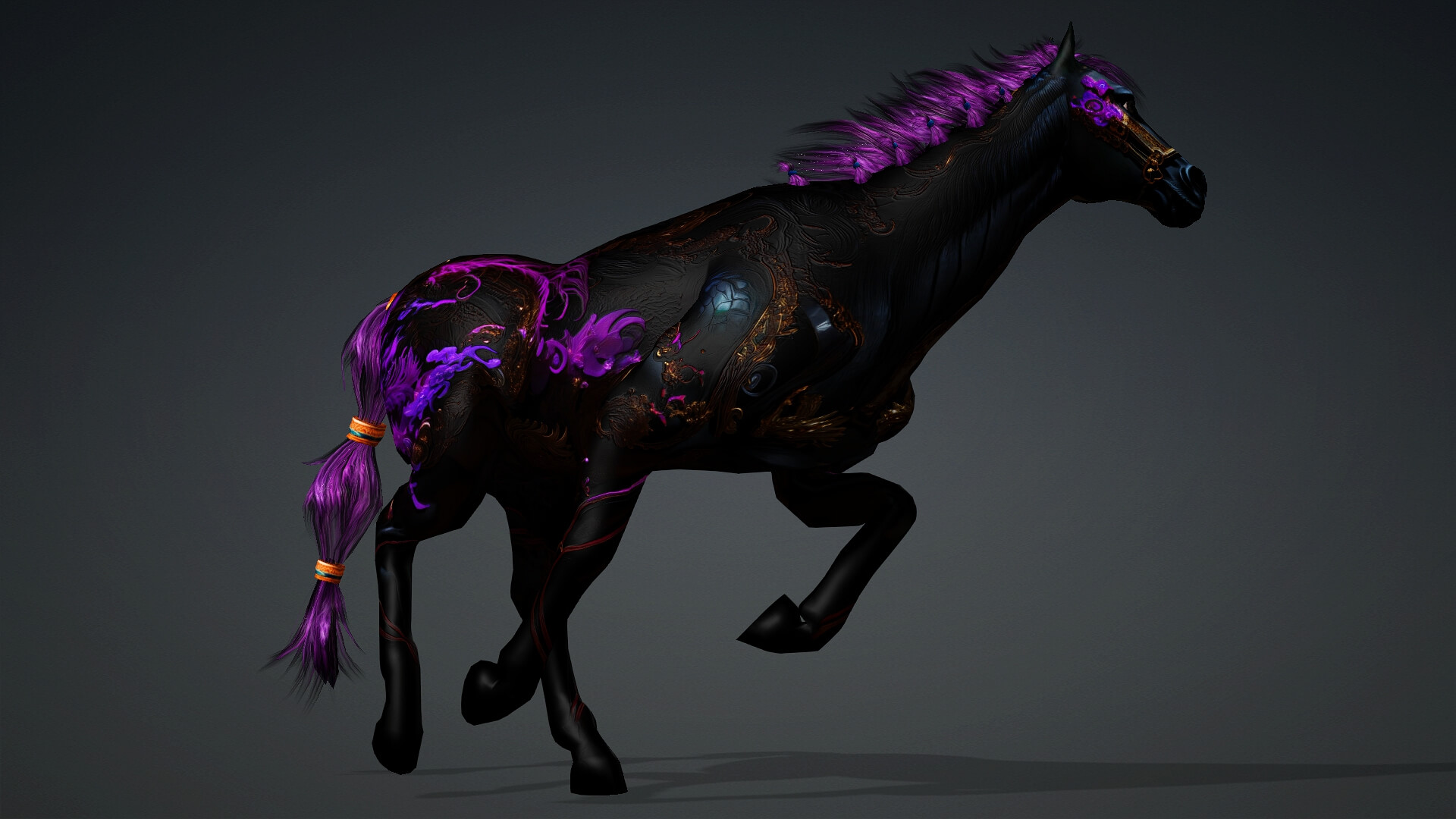 Horse-E3 Animated 3D Animation by Animated3d