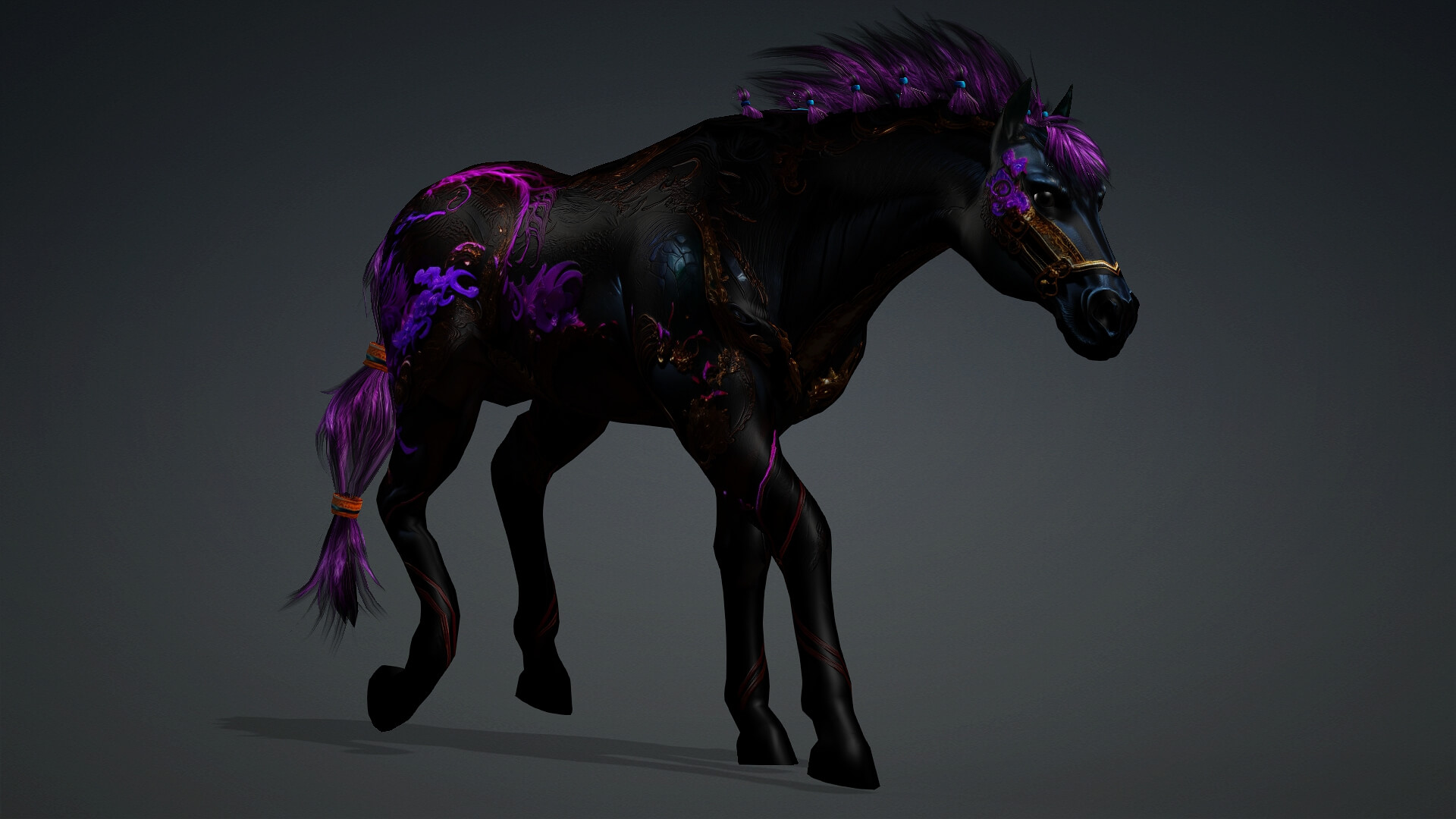 Horse-E3 Animated 3D Animation by Animated3d